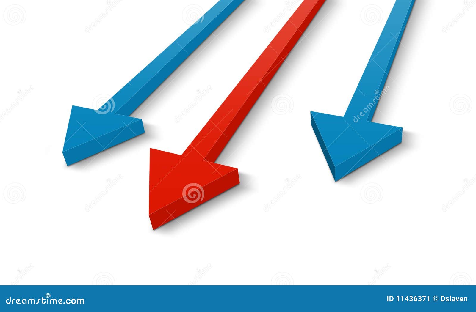 3d arrows race stock illustration. Illustration of arrow - 11436371