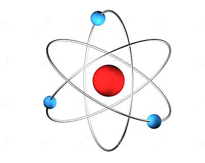 3D Atom stock illustration. Illustration of atom, physics - 3240479