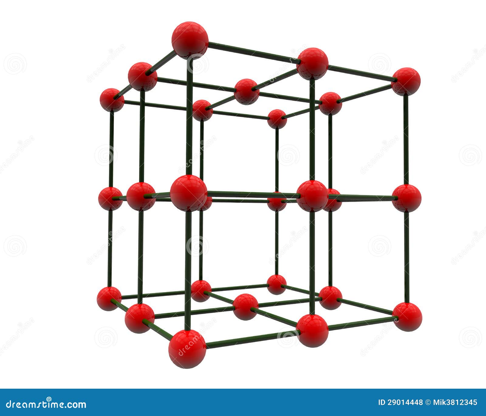 3d atoms stock illustration. Illustration of science - 29014448