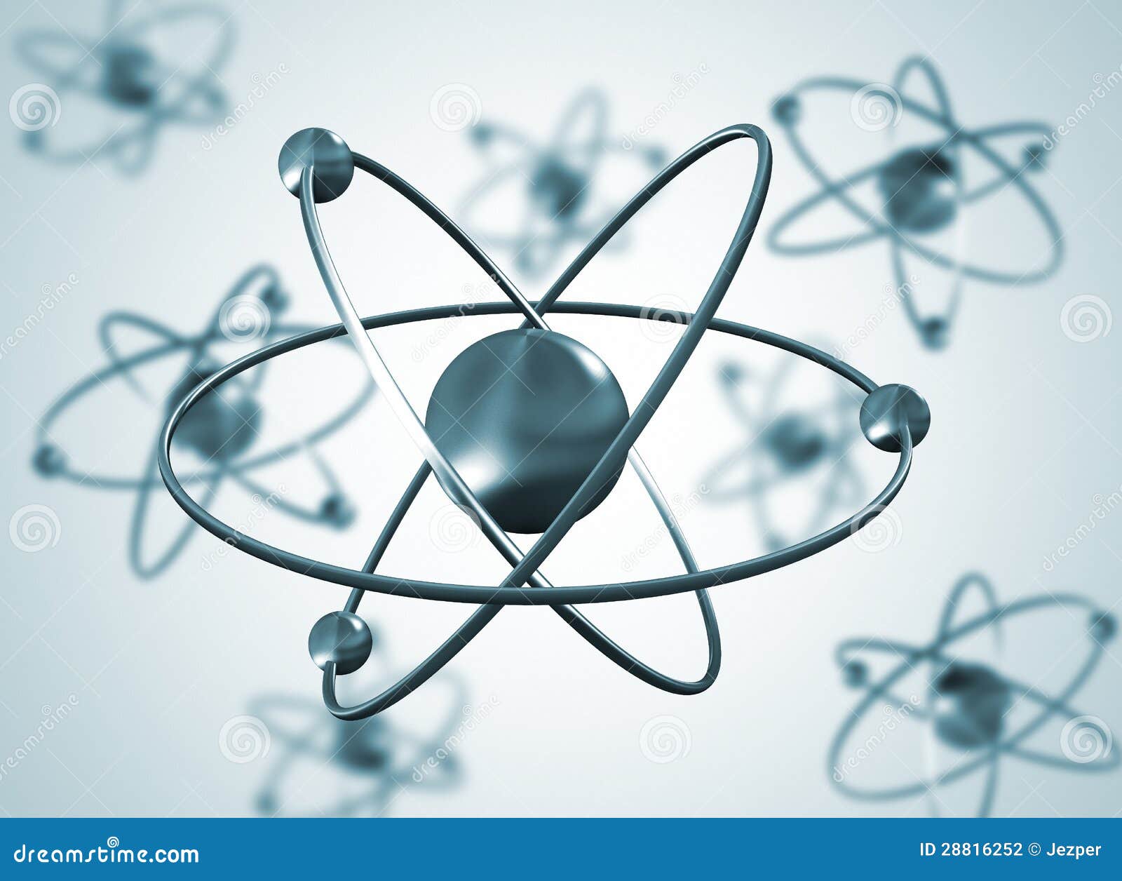 3D atoms background stock illustration. Illustration of chemical - 28816252