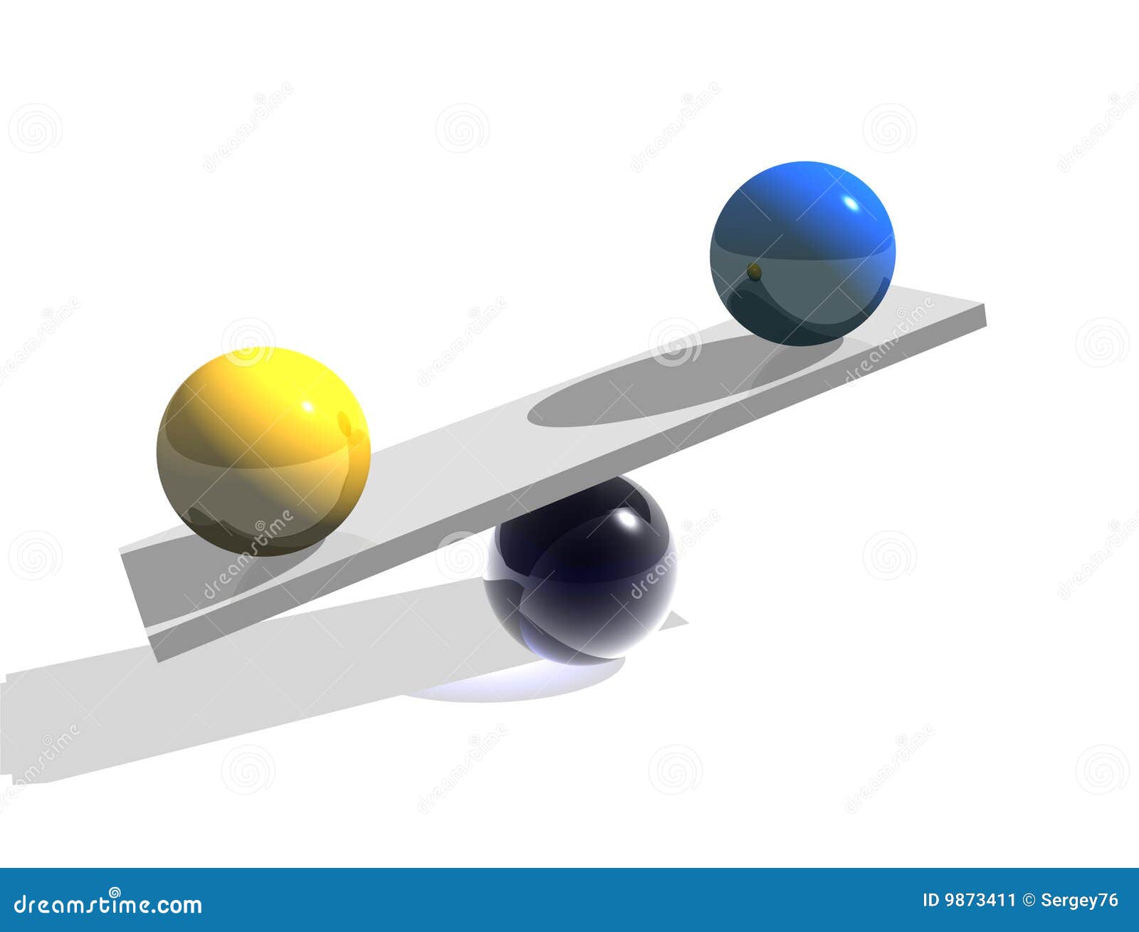 3d Balance Stock Illustration Illustration Of Structure 9873411