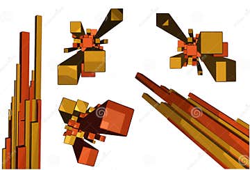 3d bars vector stock vector. Illustration of composition - 5866358