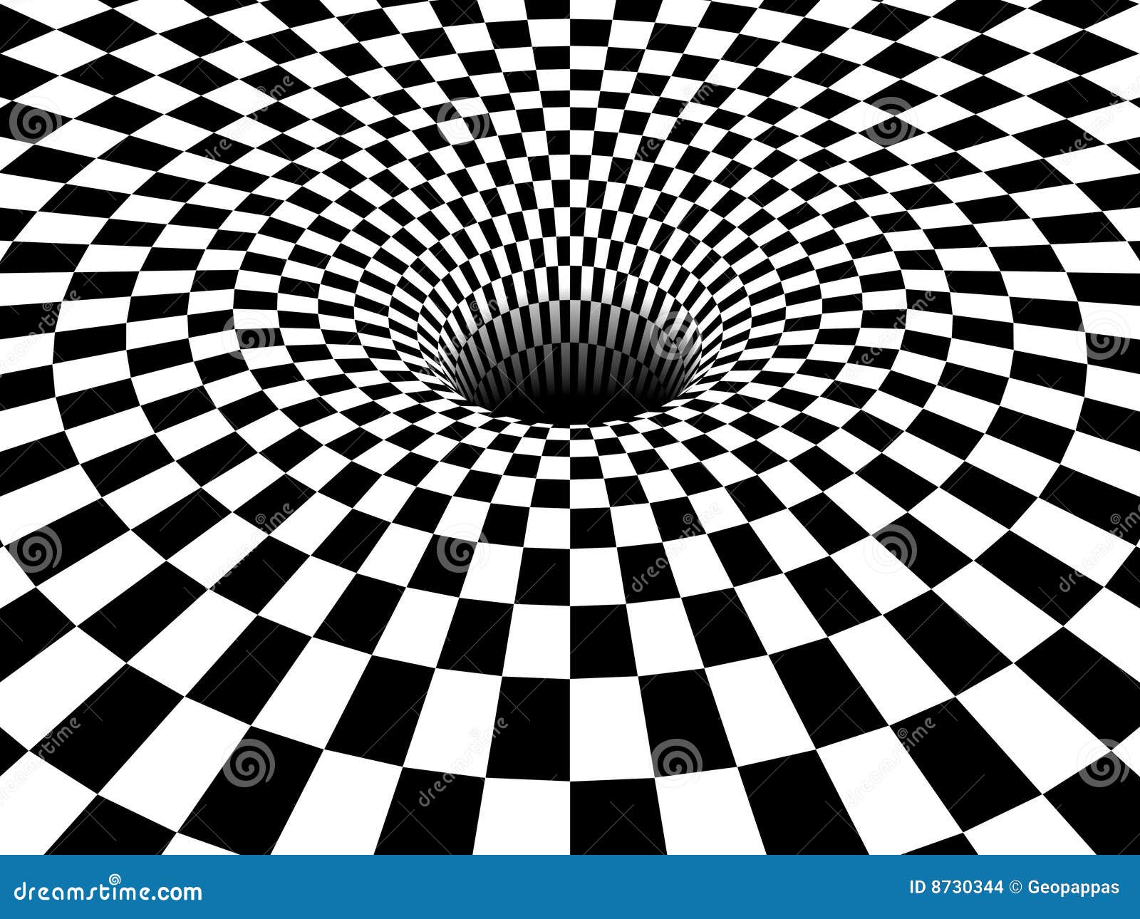 3D Black Hole Vortex Stock Images - Image: 8730344
