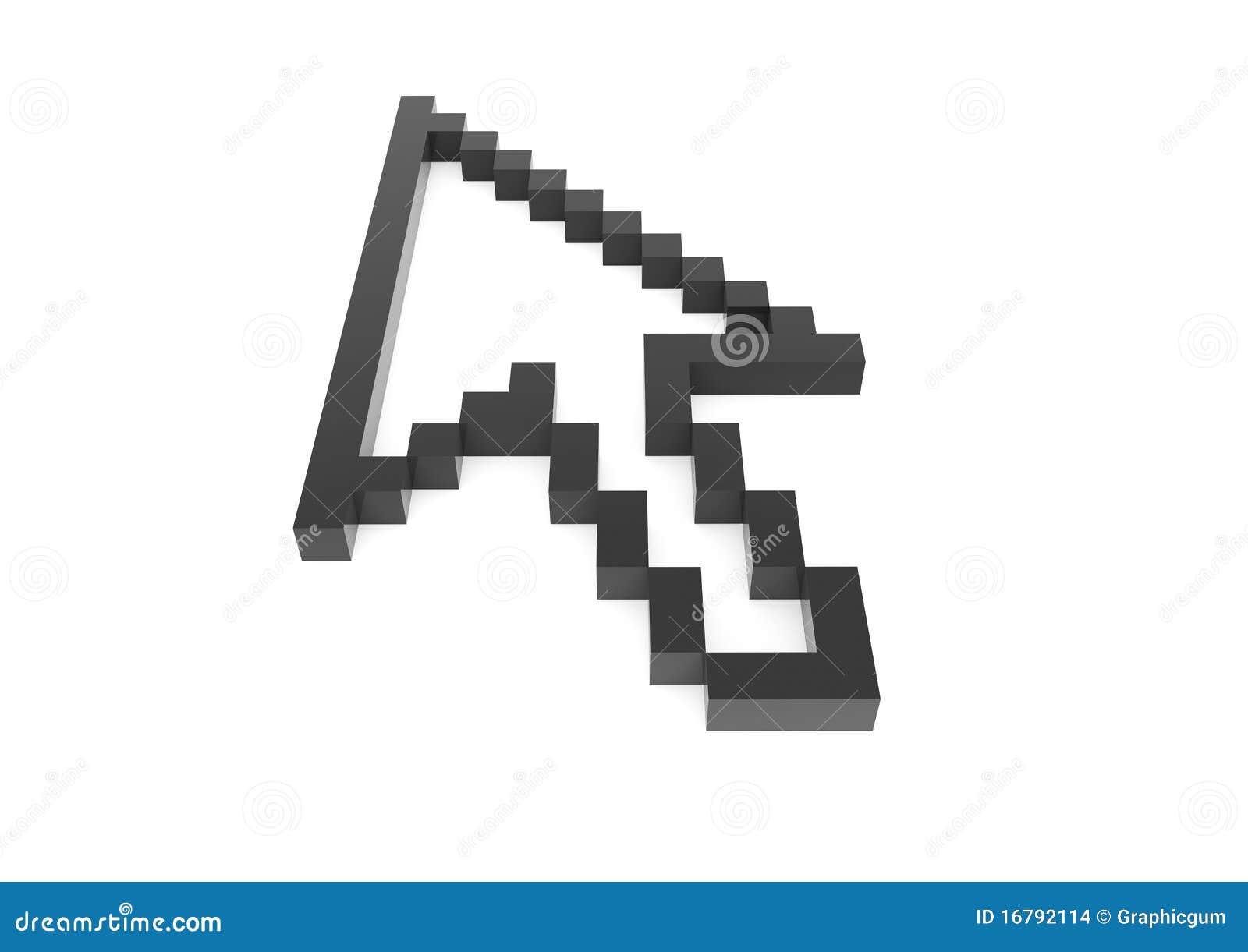 Pixel Art Arrow. Game Asset Arrow With Green Background Stock Photo ...