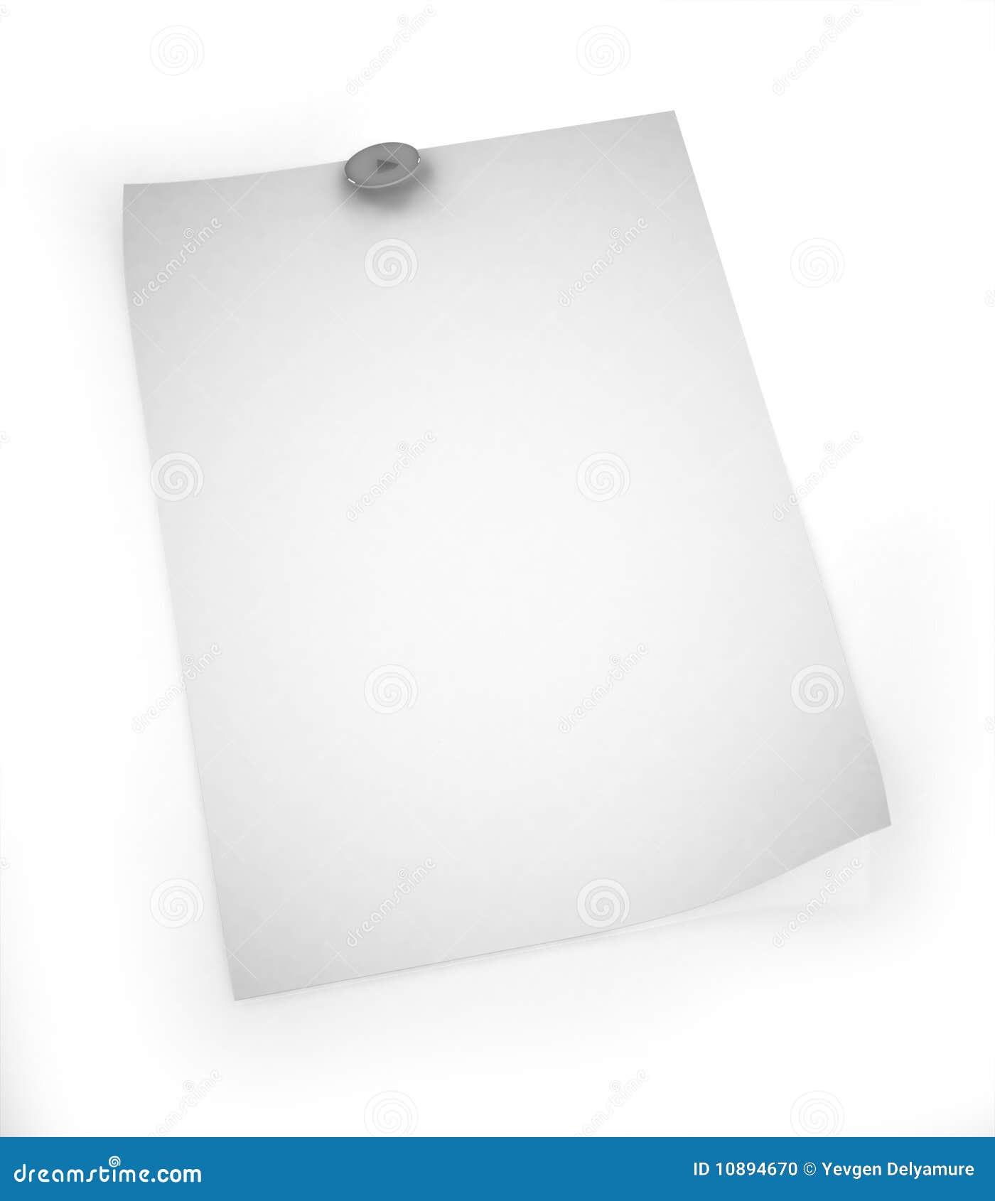 Drawing Pin White Paper Stock Illustrations – 3,688 Drawing Pin White ...