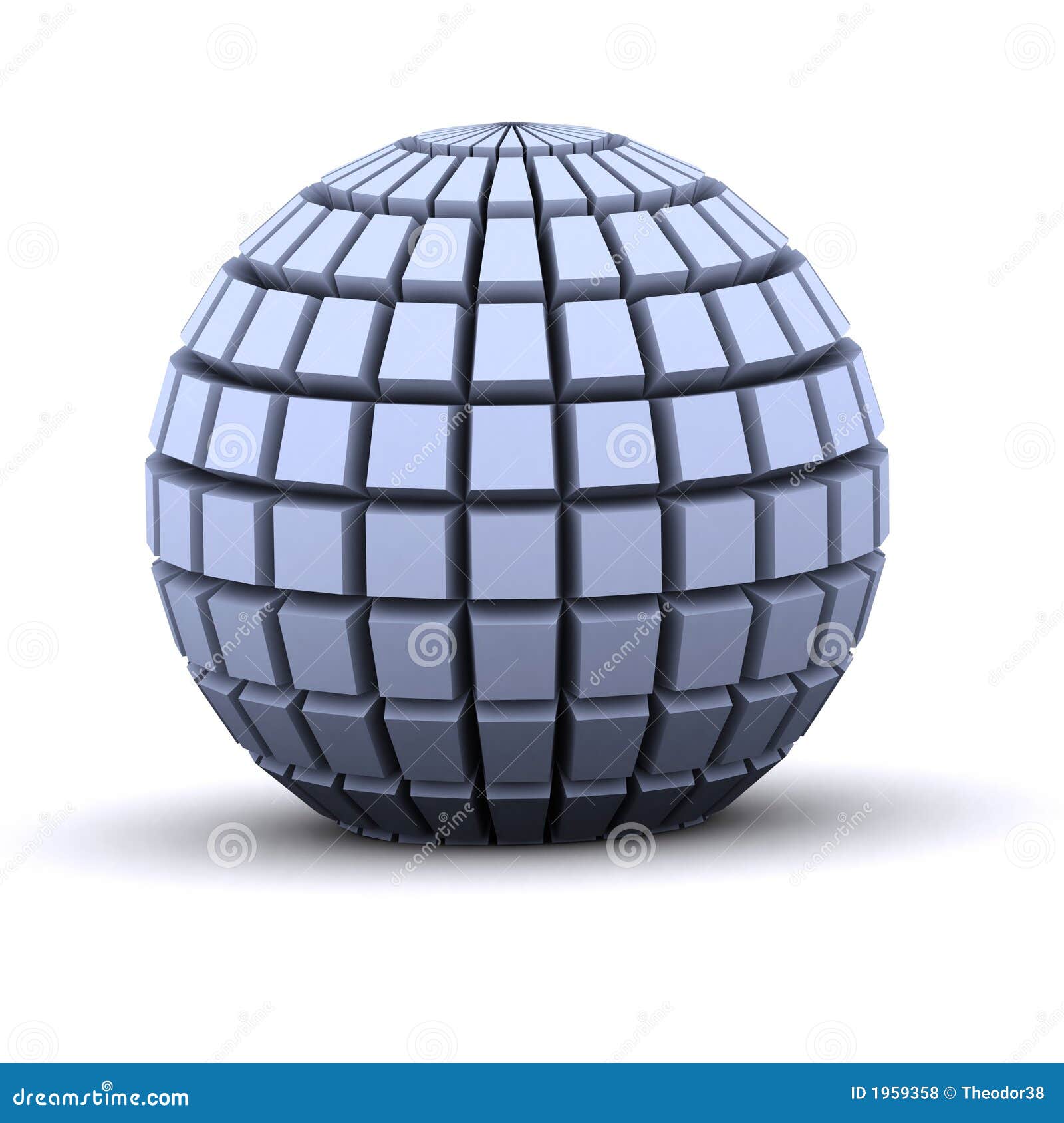 3d blocks stock illustration. Illustration of network - 1959358