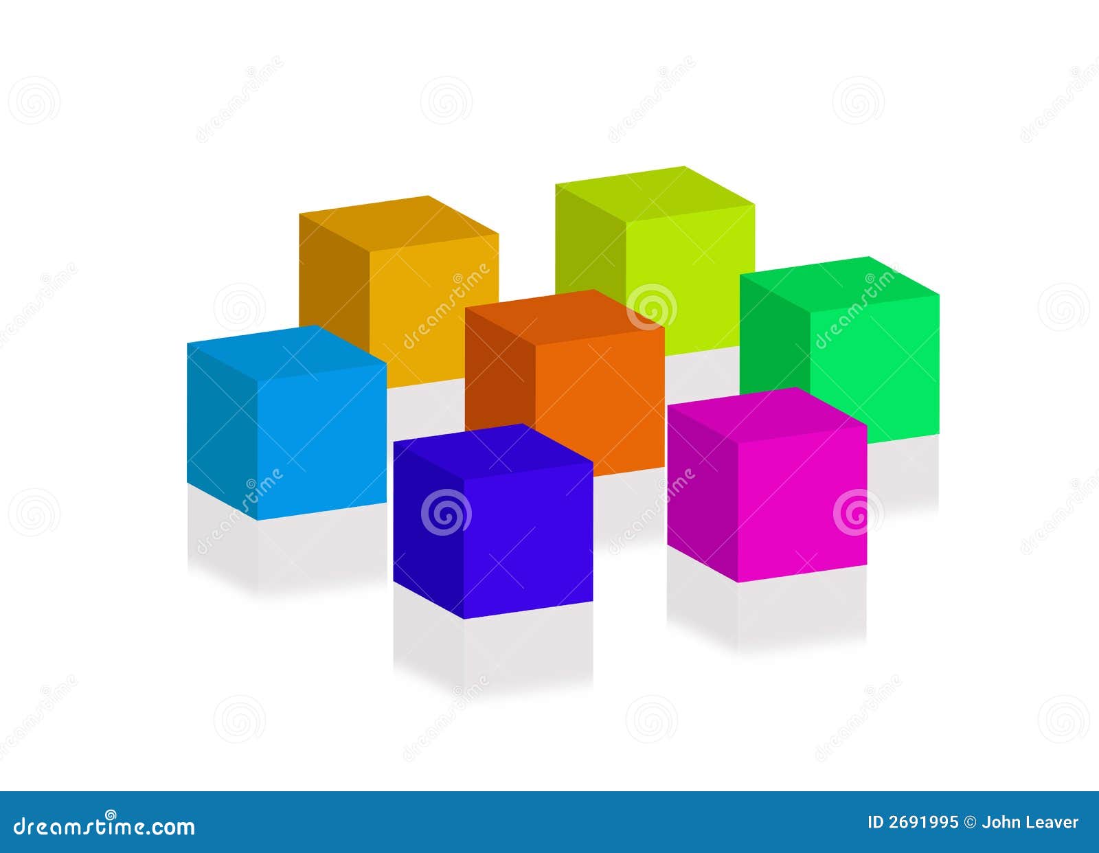 3D blocks stock illustration. Illustration of blocks, contemporary ...