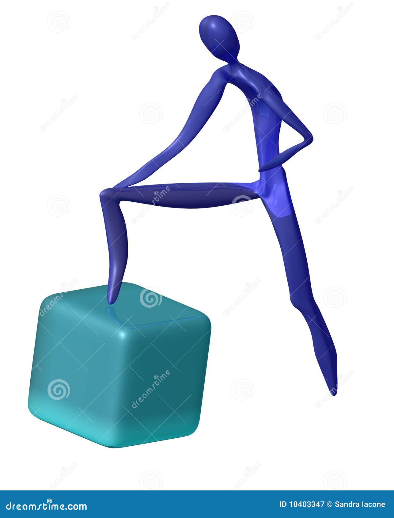 2d Blue Character Front Back Side Vector Illustration | CartoonDealer ...