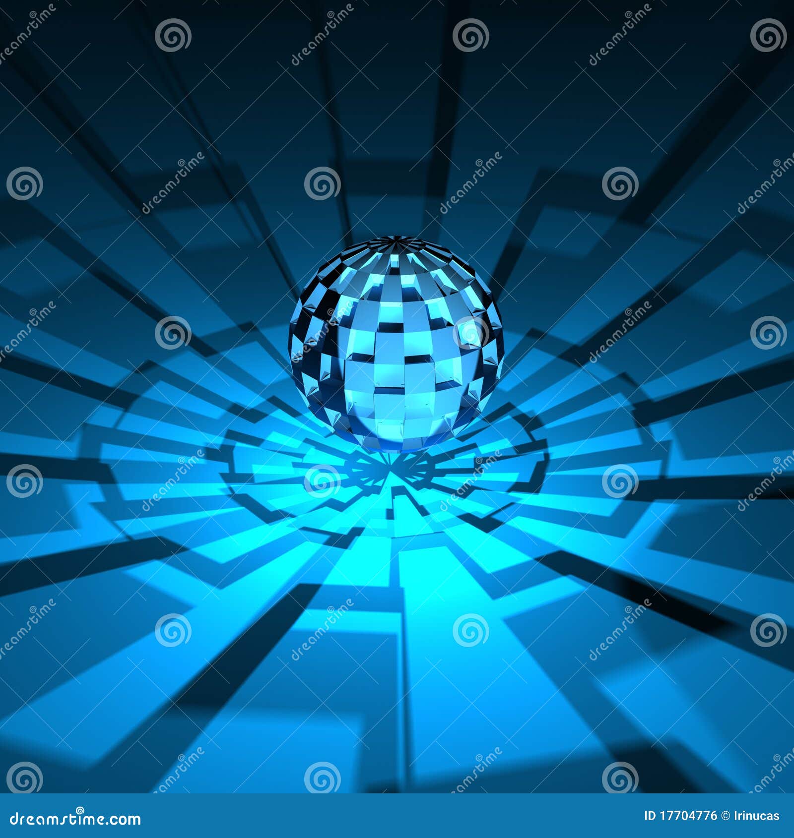 3D blue global stock illustration. Illustration of commercials - 17704776