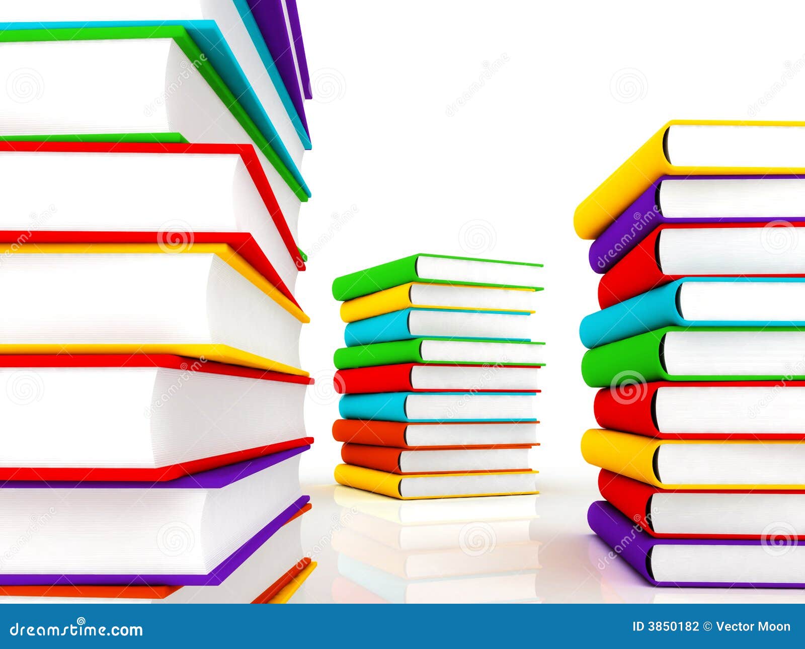 3d Books Massive for Design Stock Illustration - Illustration of books ...