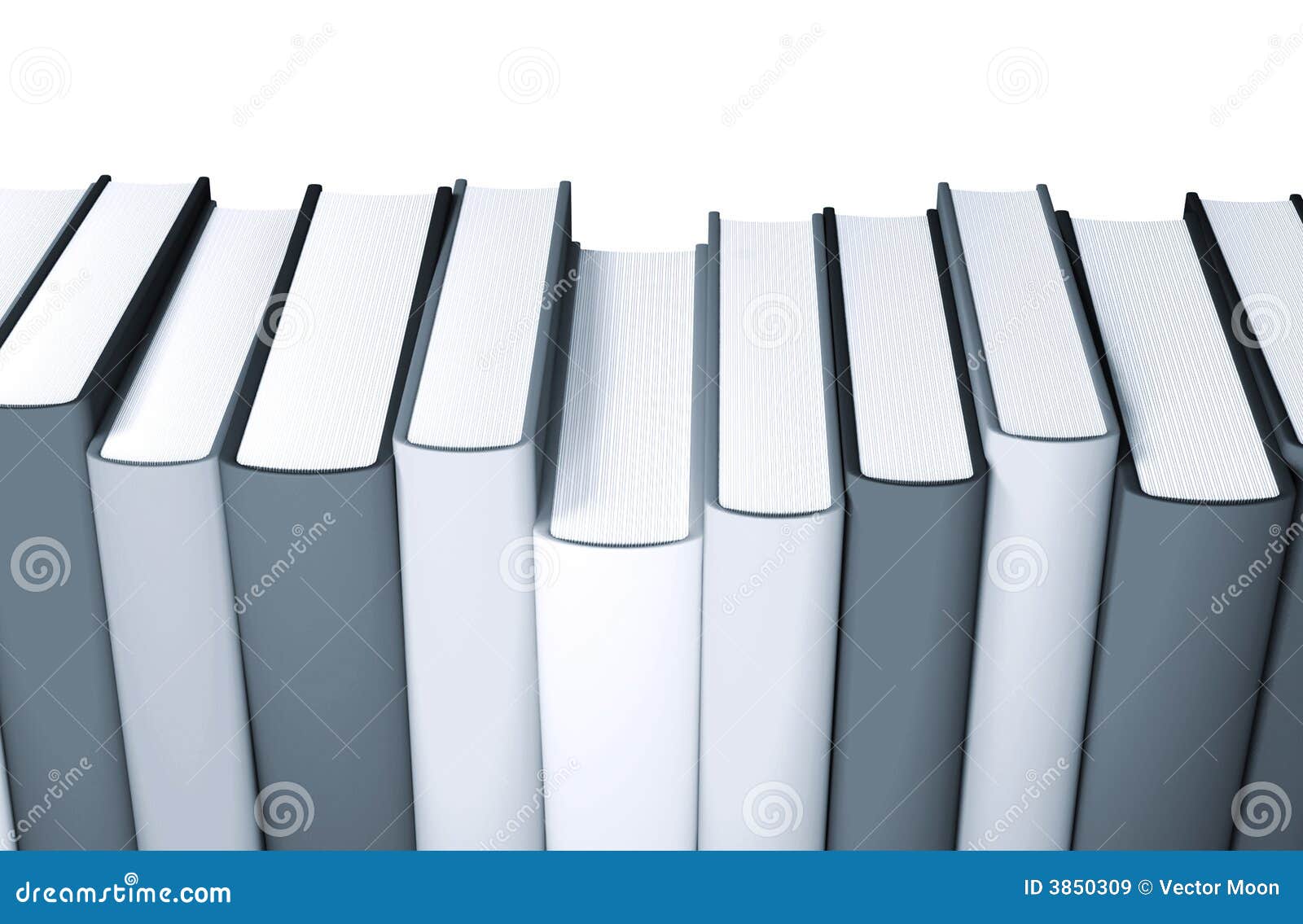 3d Books Massive for Design Stock Illustration - Illustration of ...