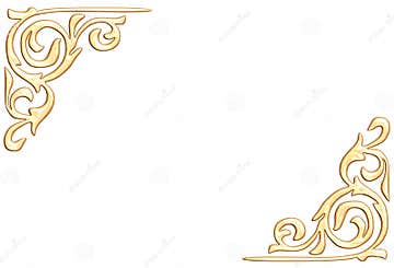 3D Border stock illustration. Illustration of element - 1386223