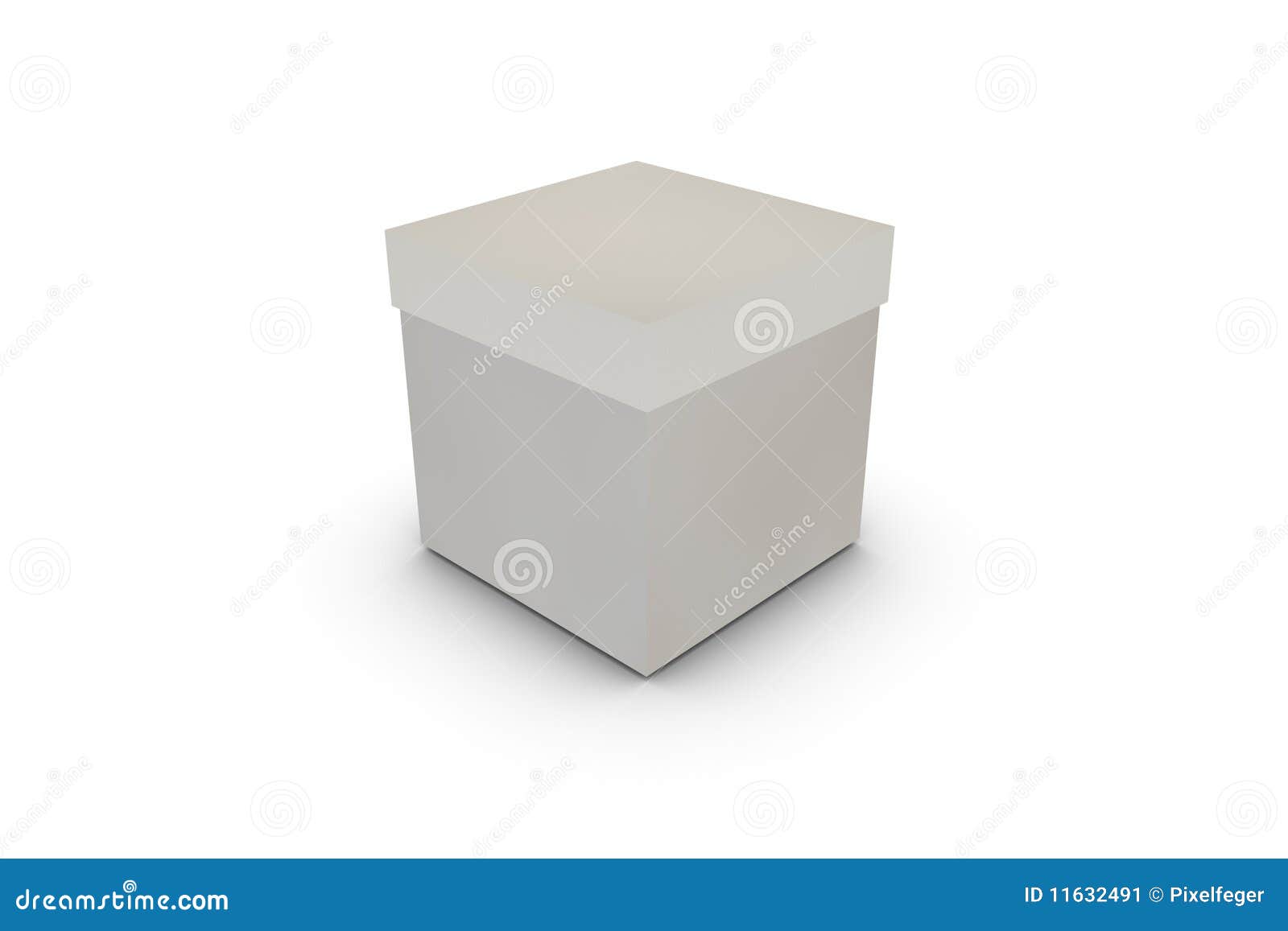 3D Box stock illustration. Illustration of cardboard - 11632491