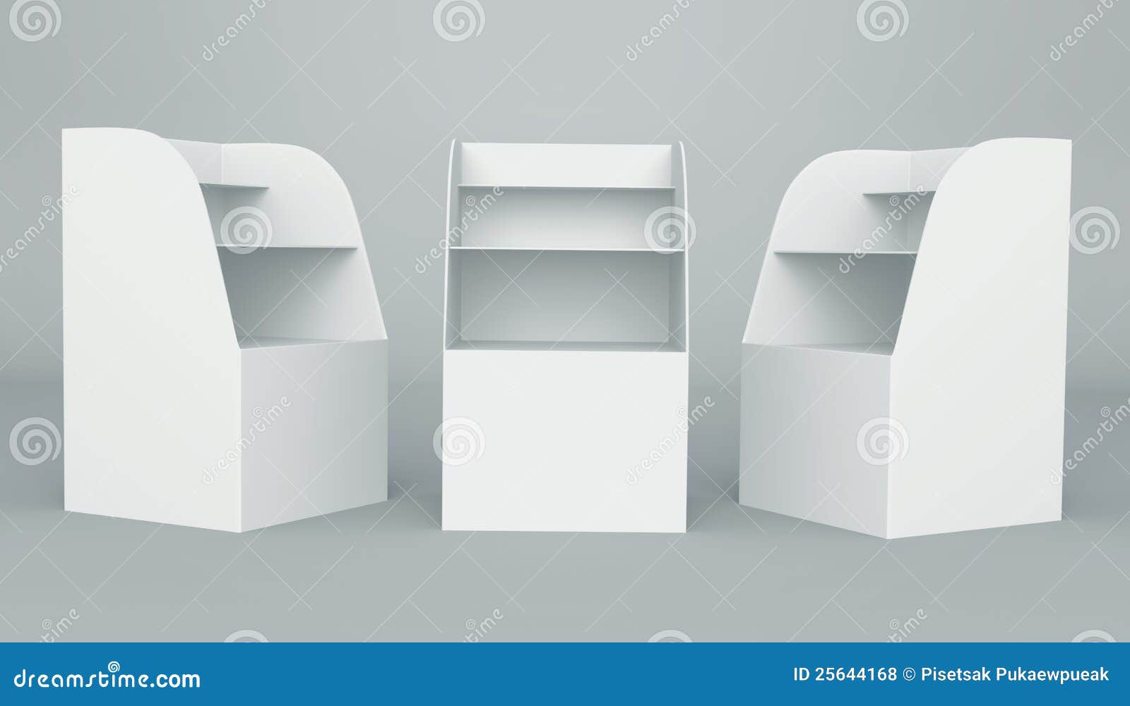 3D box display stock illustration. Illustration of home - 25644168