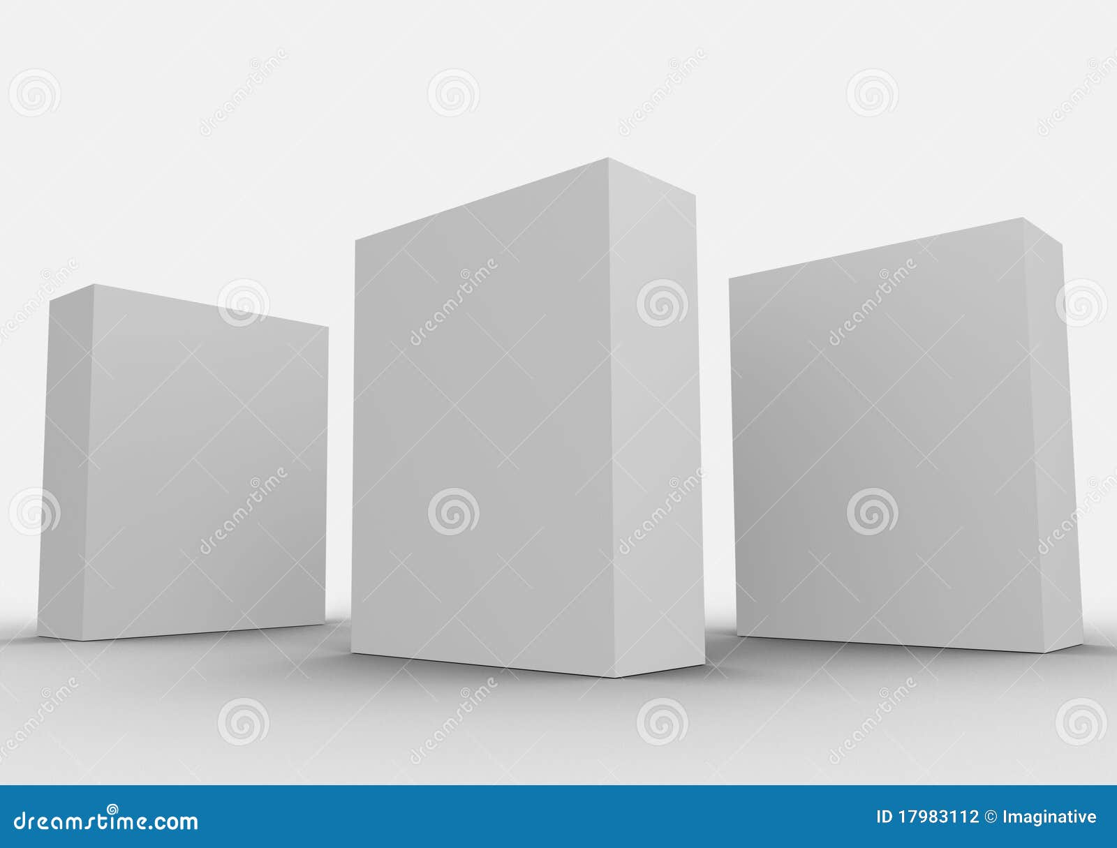 3d box pack stock illustration. Illustration of label - 17983112
