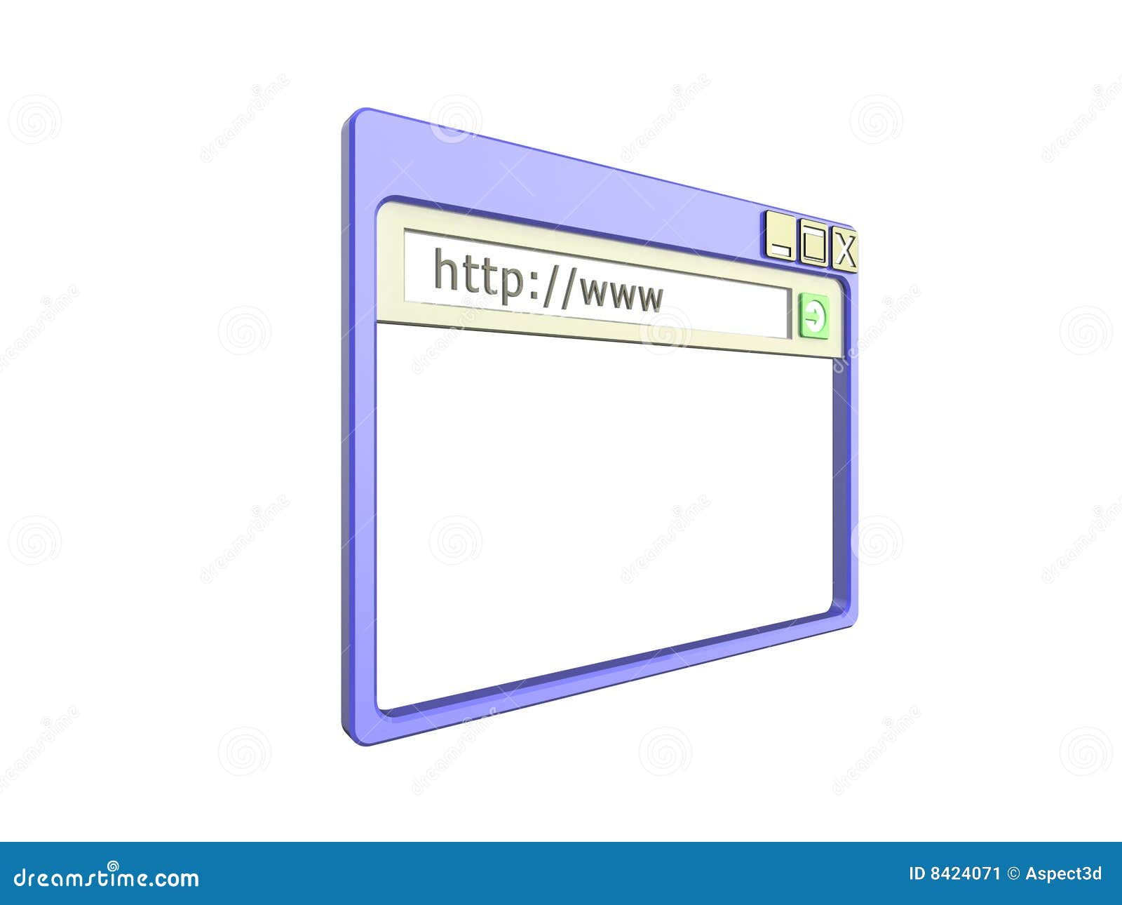 Browser Window Frame Template With Shadow On A Transparent Background ...