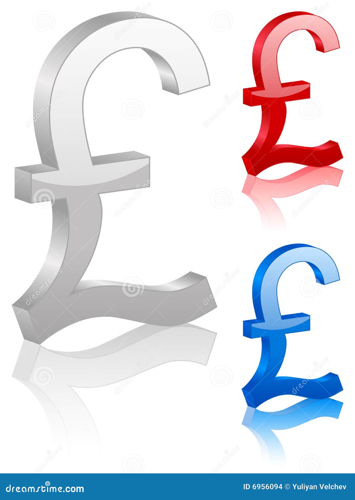 3d Brytyjskiego Funta Symbol Ilustracja Wektor - Ilustracja złożonej z ...