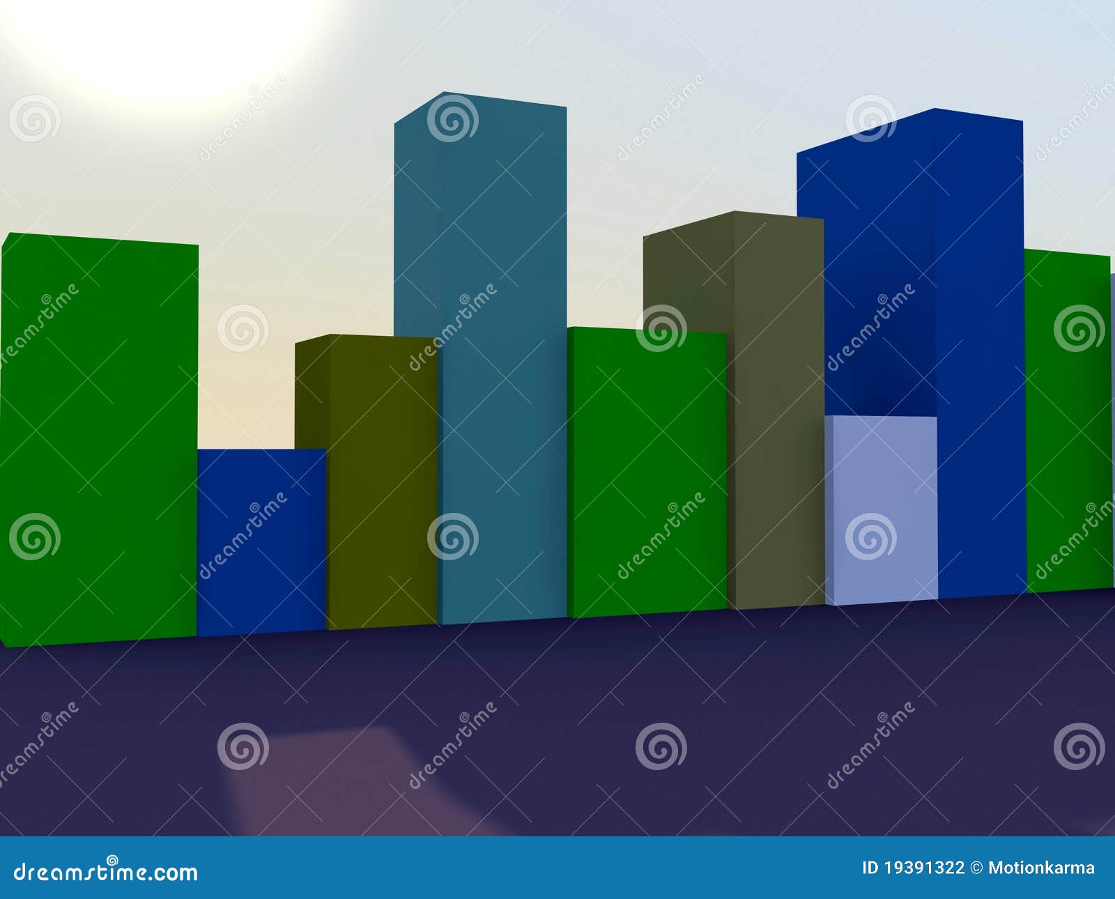 3d building blocks stock illustration. Illustration of construction ...