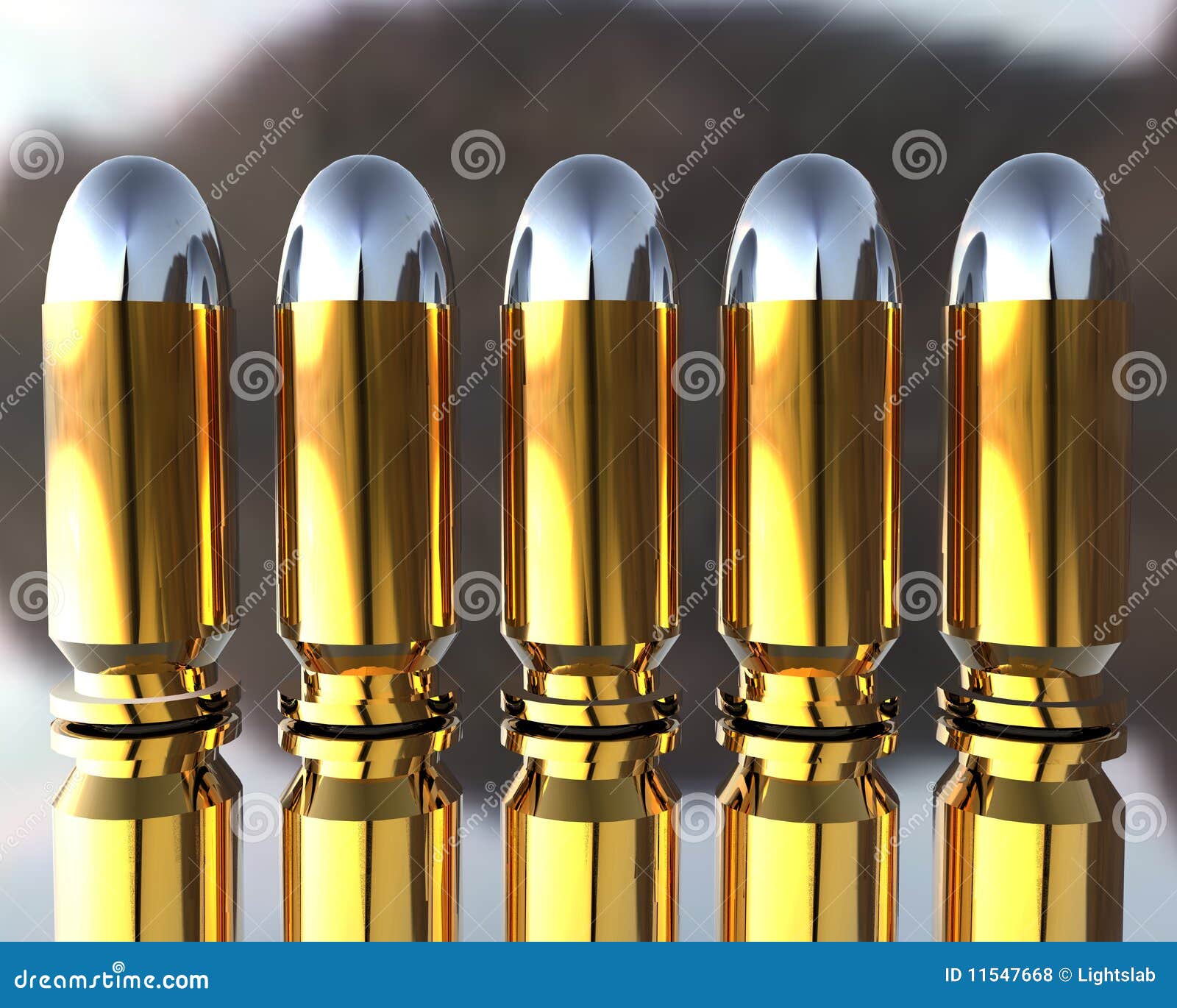 Silver Bullets Frame Stock Photography | CartoonDealer.com #58475216
