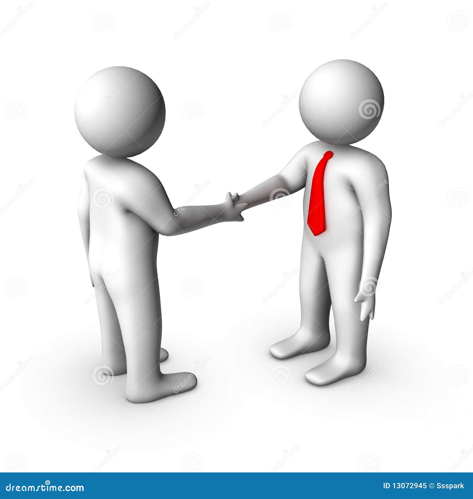 Two Business Men Handshake Over Silhouette Office Background Vector ...