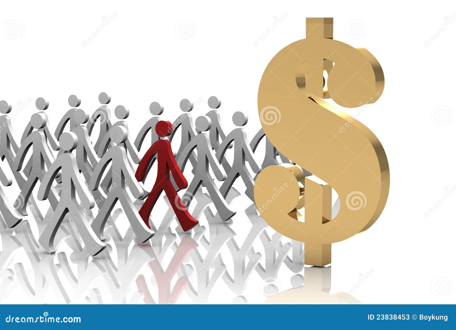 3D business man stock illustration. Illustration of financial - 23838453