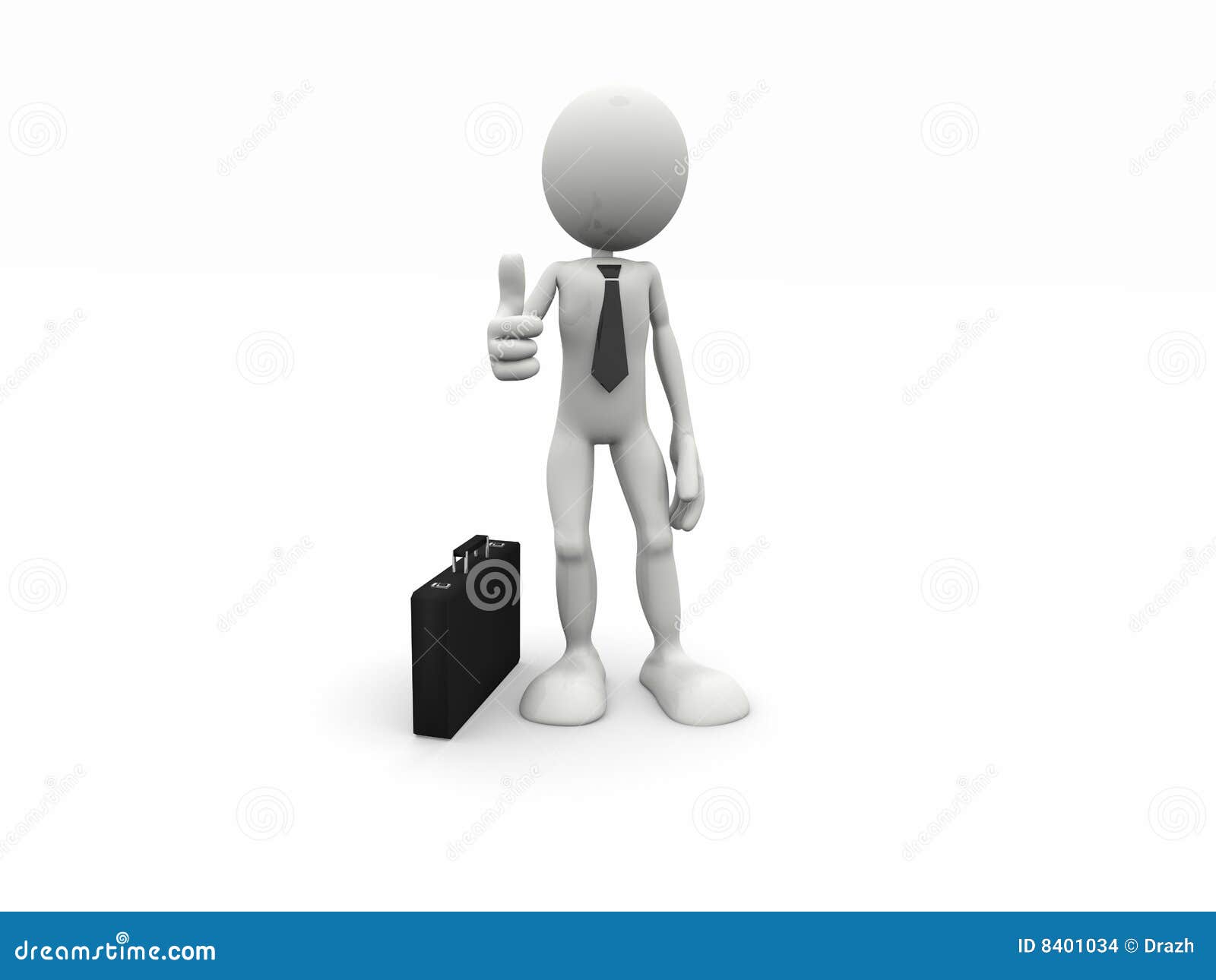 3d business man stock illustration. Illustration of company - 8401034