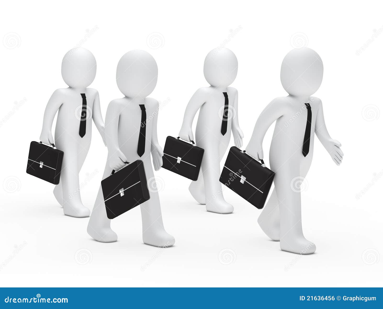 3d business man go stock illustration. Illustration of concept - 21636456