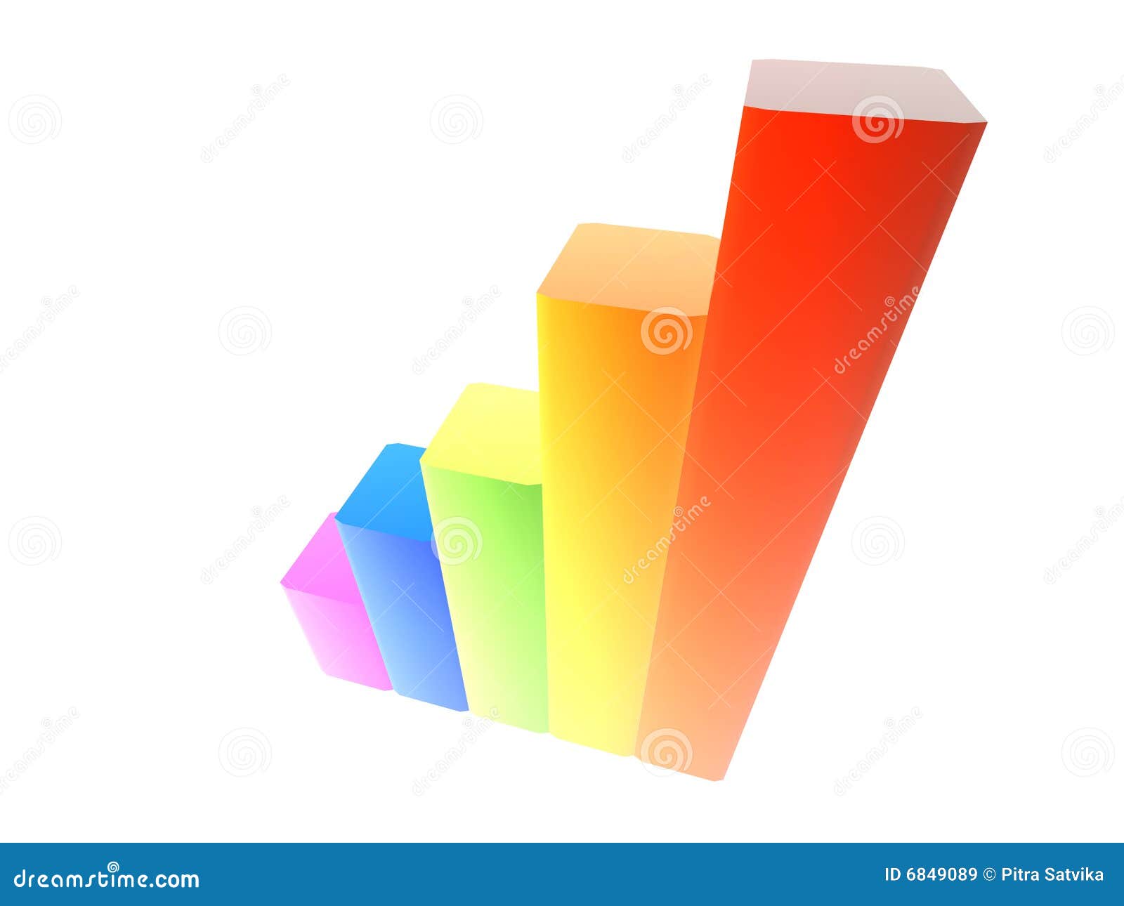 3D Business Statistic stock illustration. Illustration of demographic ...