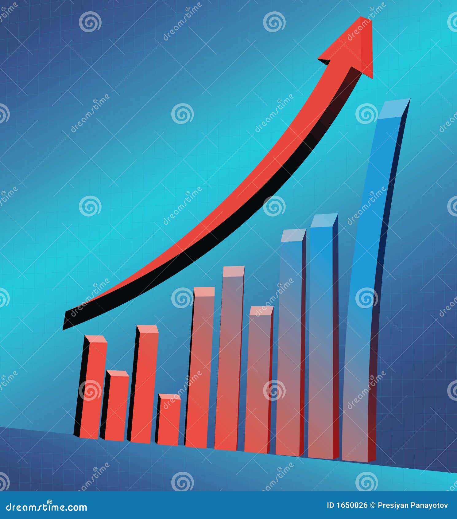 Business Statistics Graph, Demographics Population Chart, People Modern ...
