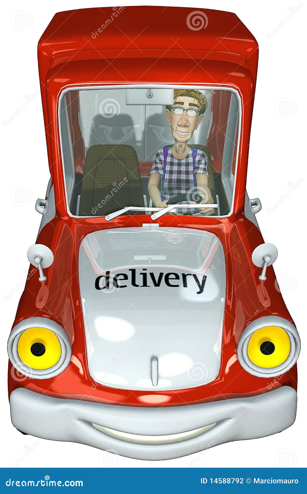 Courier Bird Vector Illustration | CartoonDealer.com #55848822