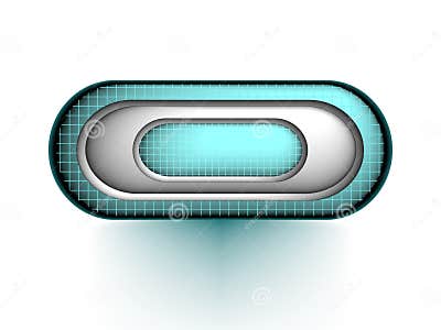3d button, stock vector. Illustration of crystal, glossy - 10549022