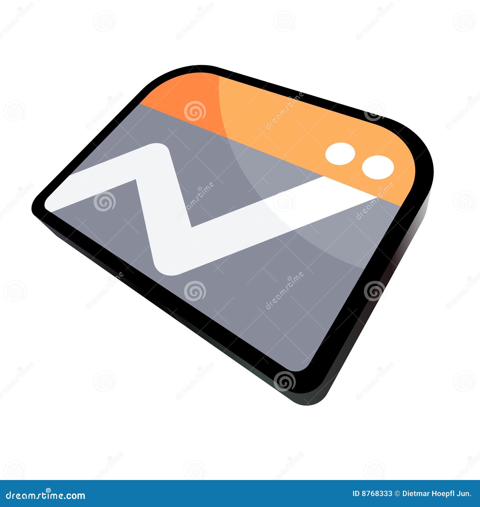 3D Button stock vector. Illustration of design, artistry - 8768333