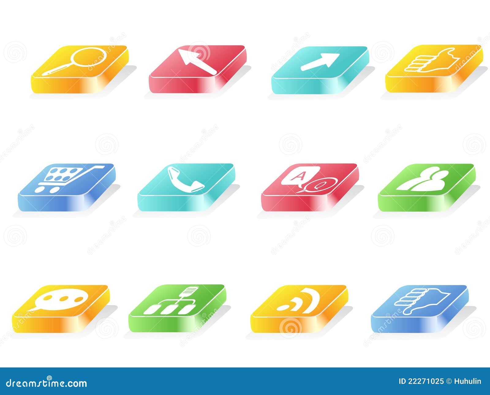 3d button icon stock vector. Illustration of colors, searching - 22271025