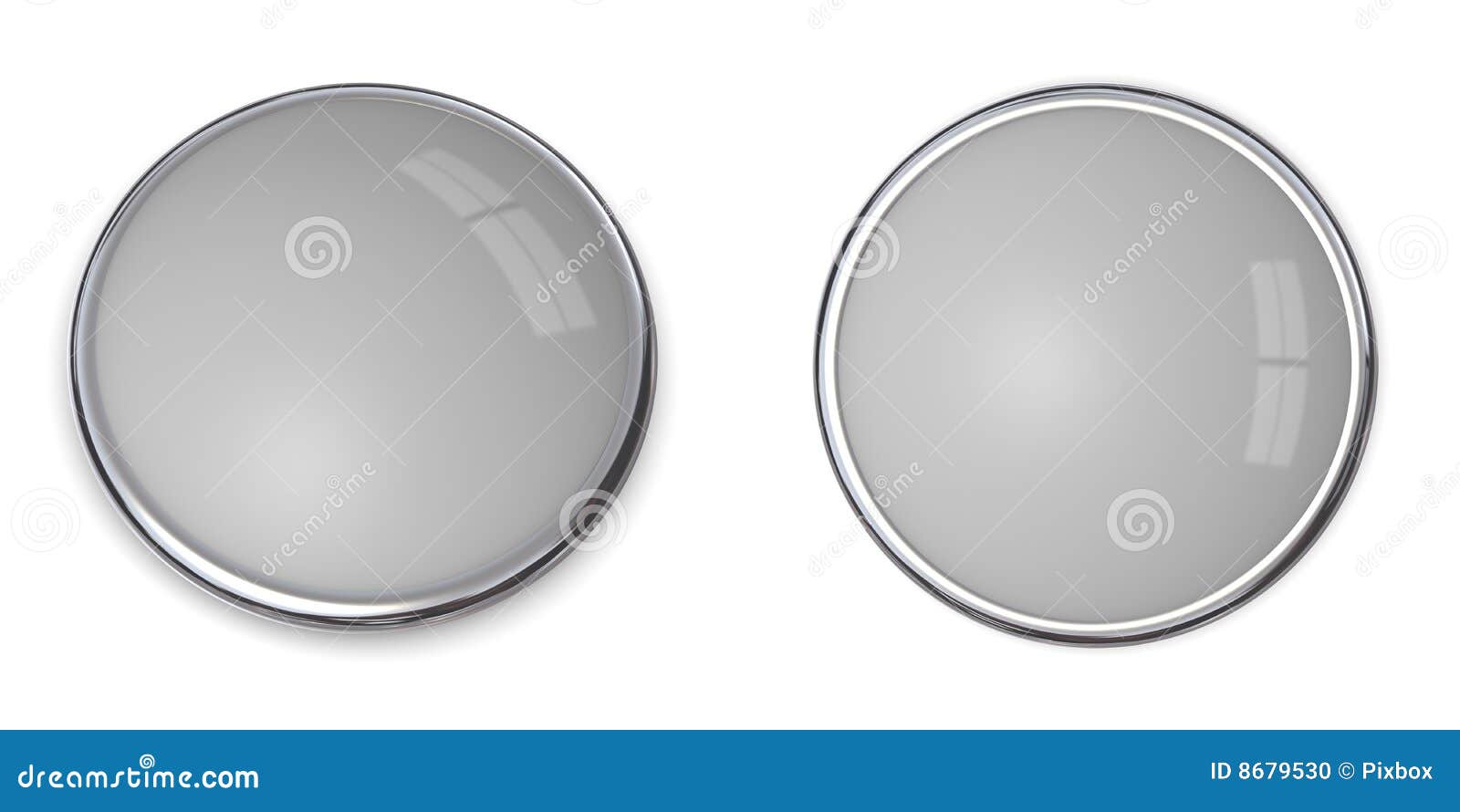3D Button Solid Grey - 20 stock illustration. Illustration of circle ...