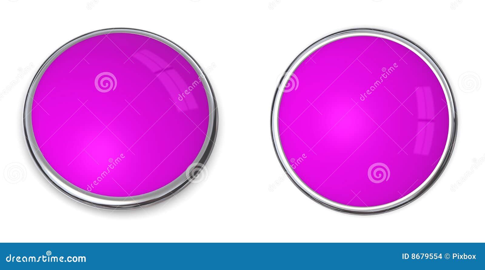 3D Button Solid Purple/Violet Stock Illustration - Illustration of ...