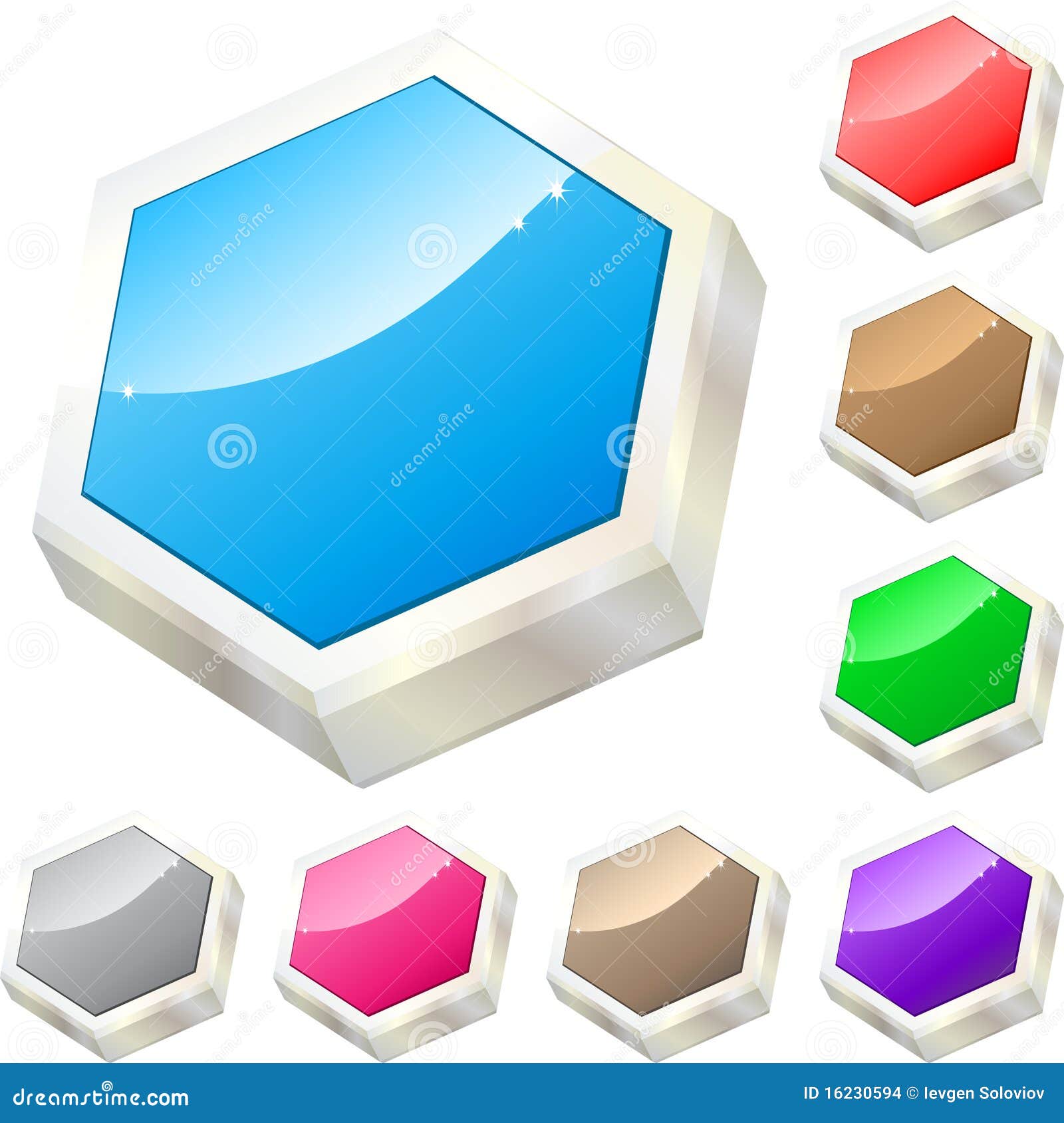 3d buttons stock illustration. Illustration of orange - 16230594