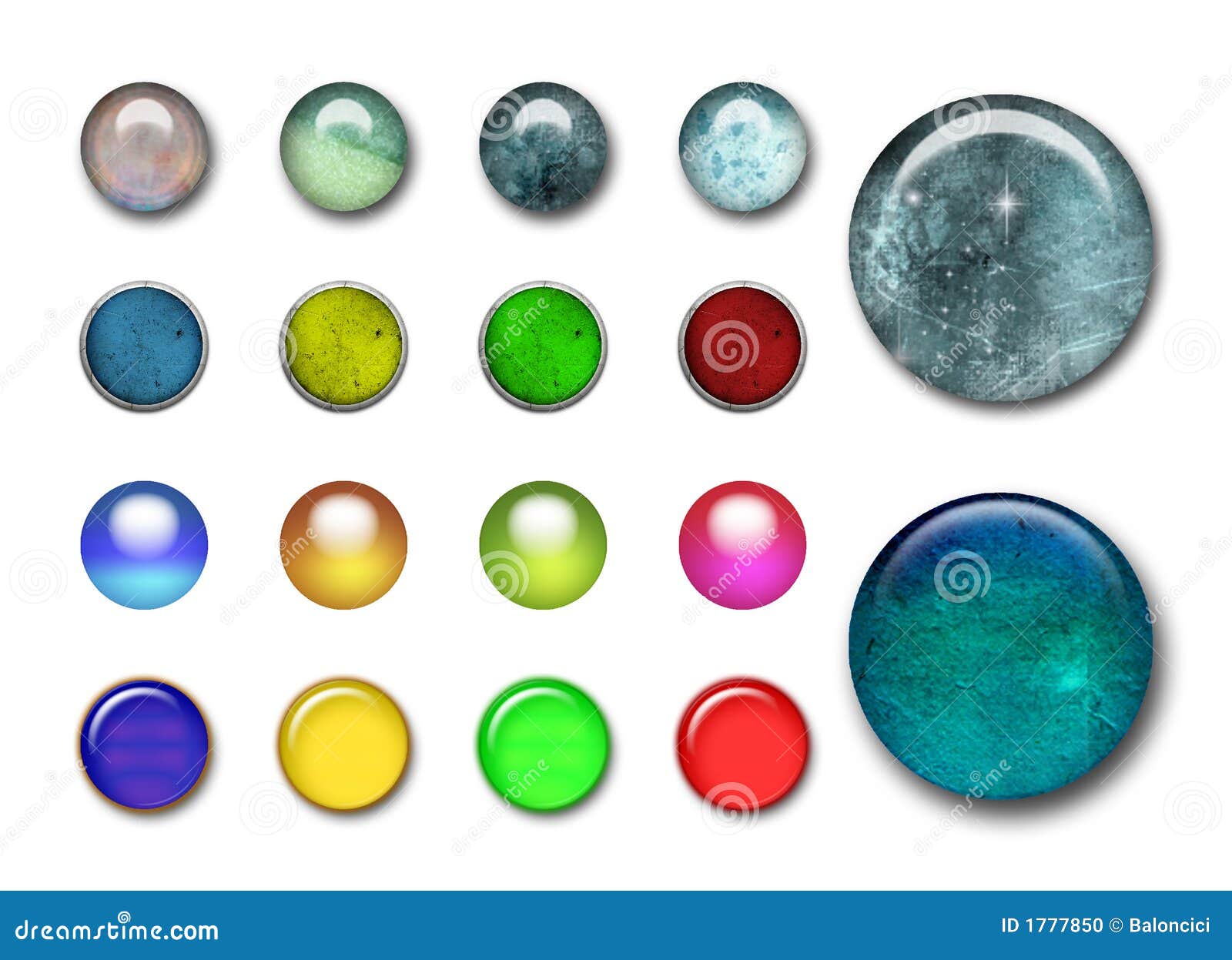 3d buttons stock illustration. Illustration of round, design - 1777850