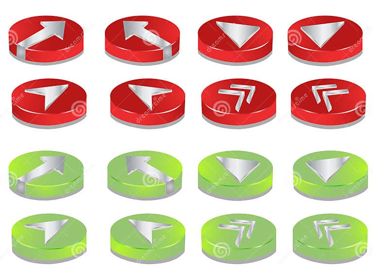 3D Buttons stock vector. Illustration of computer, form - 3766356