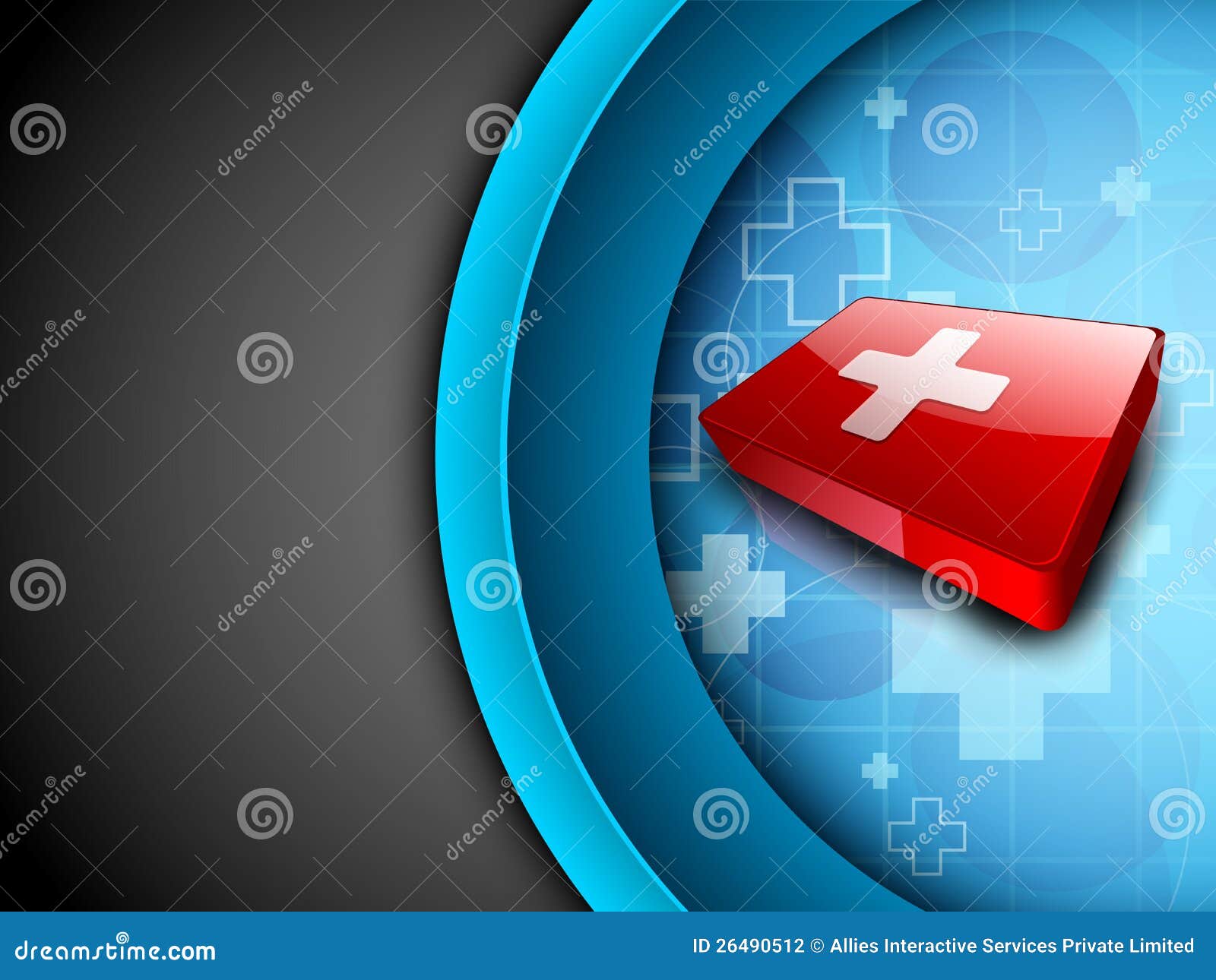 3D Caduceus Medical Symbol. Stock Vector - Illustration of acute ...