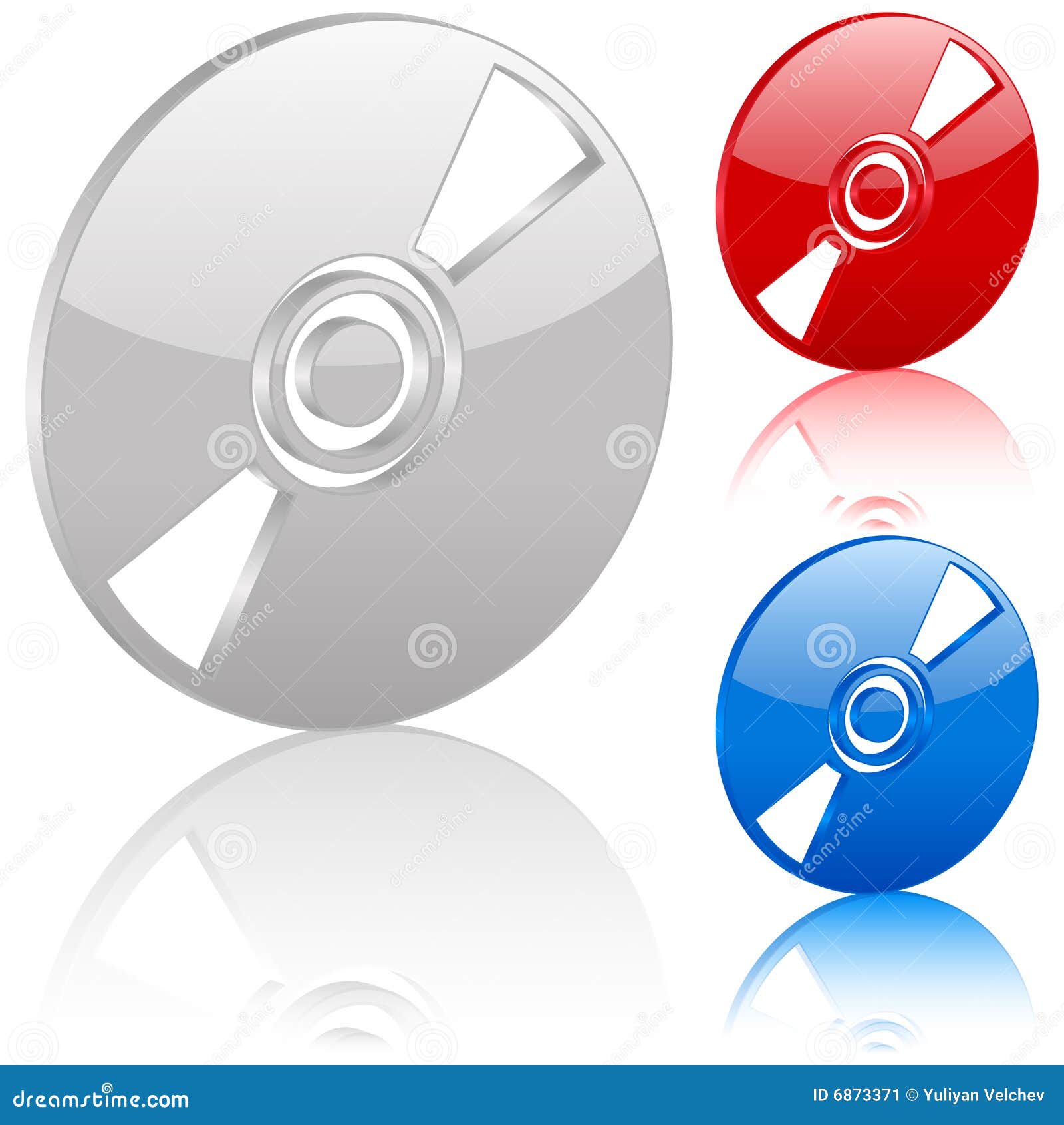 3D CD symbol stock vector. Illustration of computer, technology - 6873371