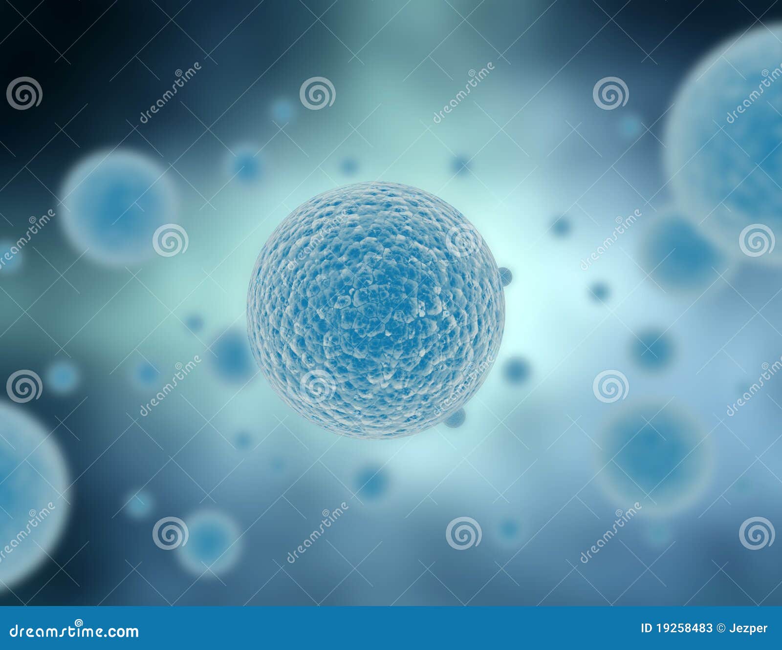 3d cellen stock illustratie. Illustration of dood, macro - 19258483