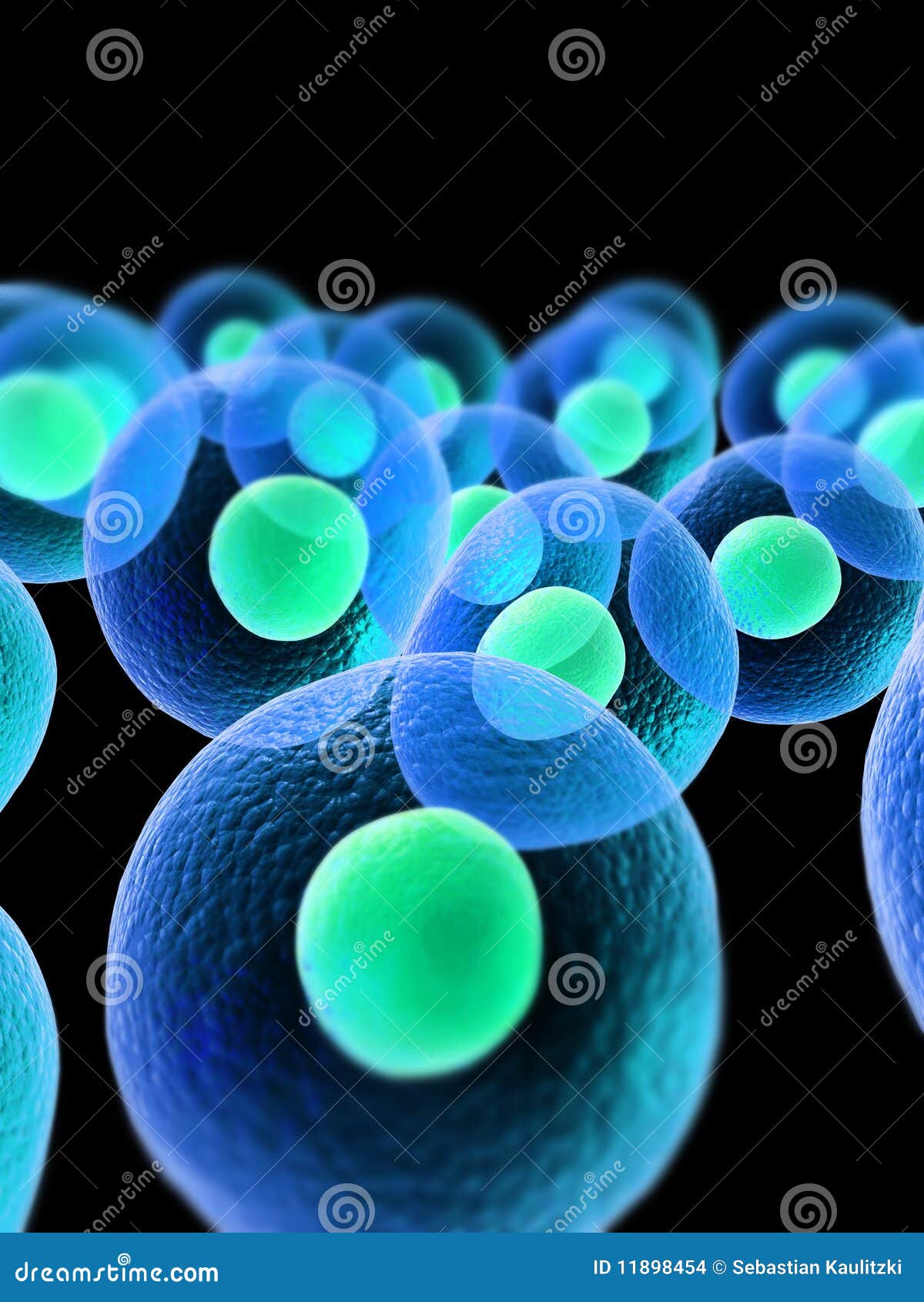 3d cells stock illustration. Illustration of background - 11898454