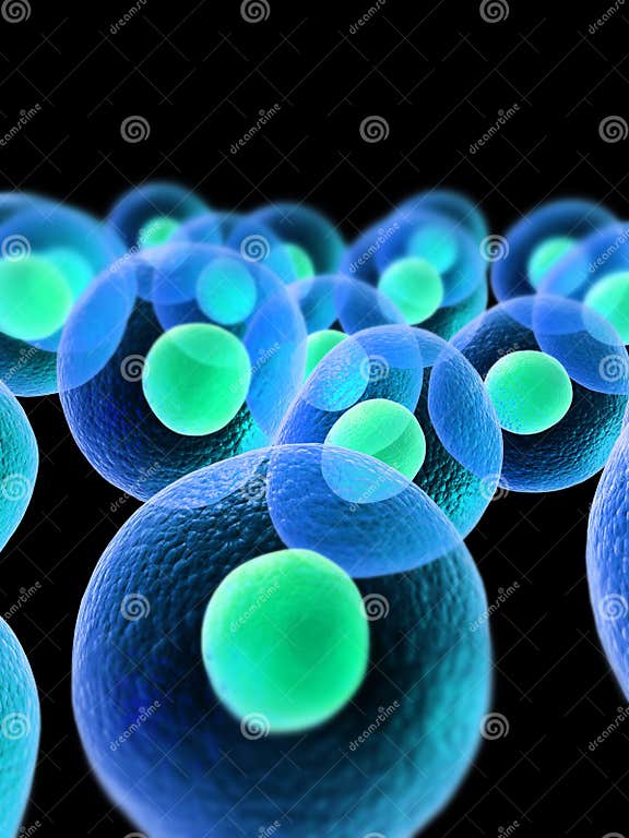 3d cells stock illustration. Illustration of background - 11898454