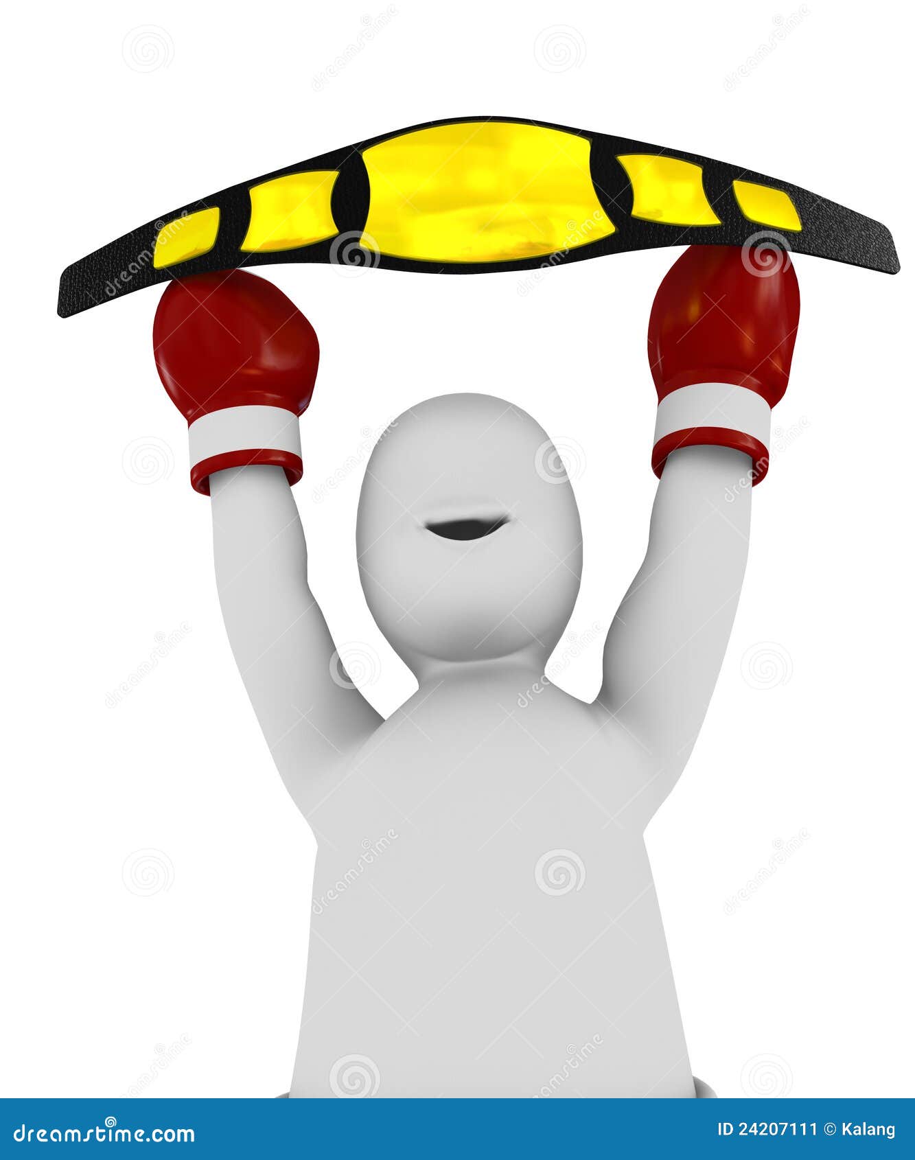 3d champion boxing stock illustration. Illustration of athletic - 24207111