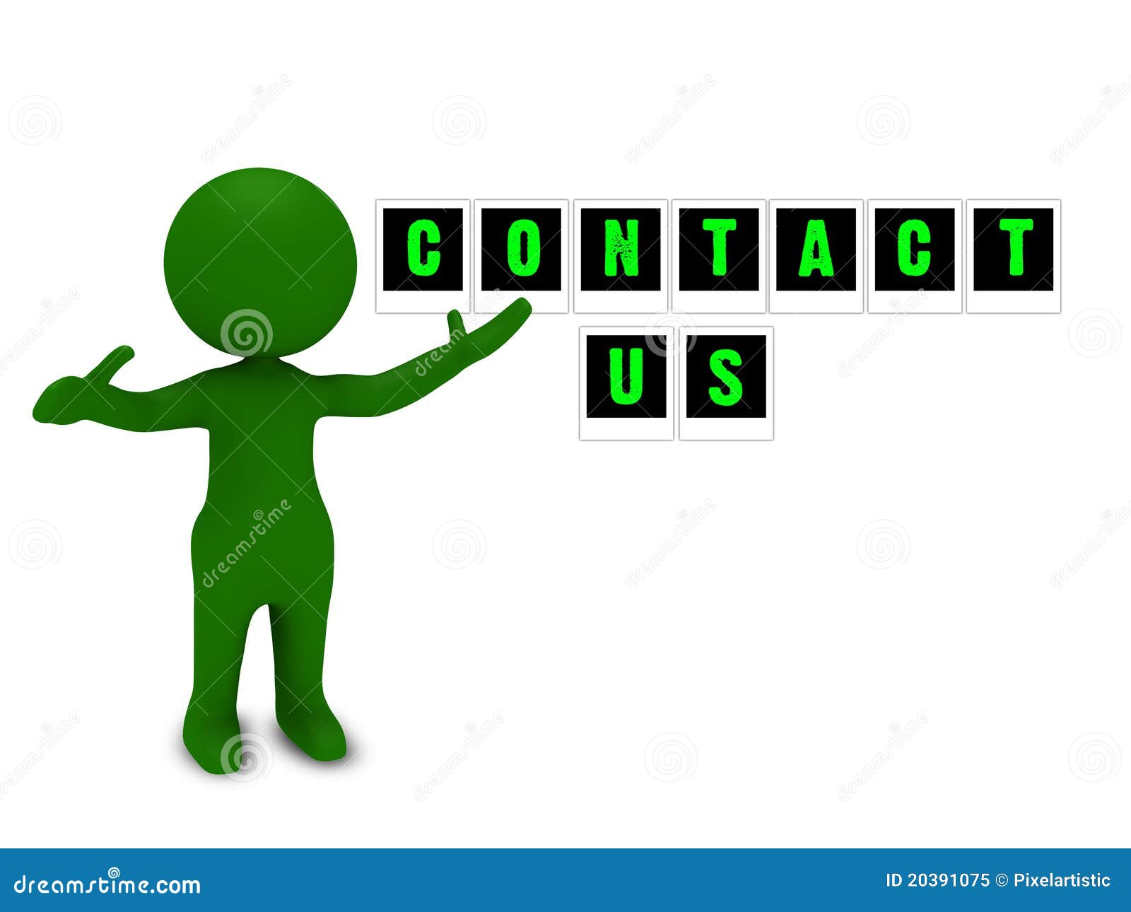 3d character contact us stock image. Image of email, data - 20391075