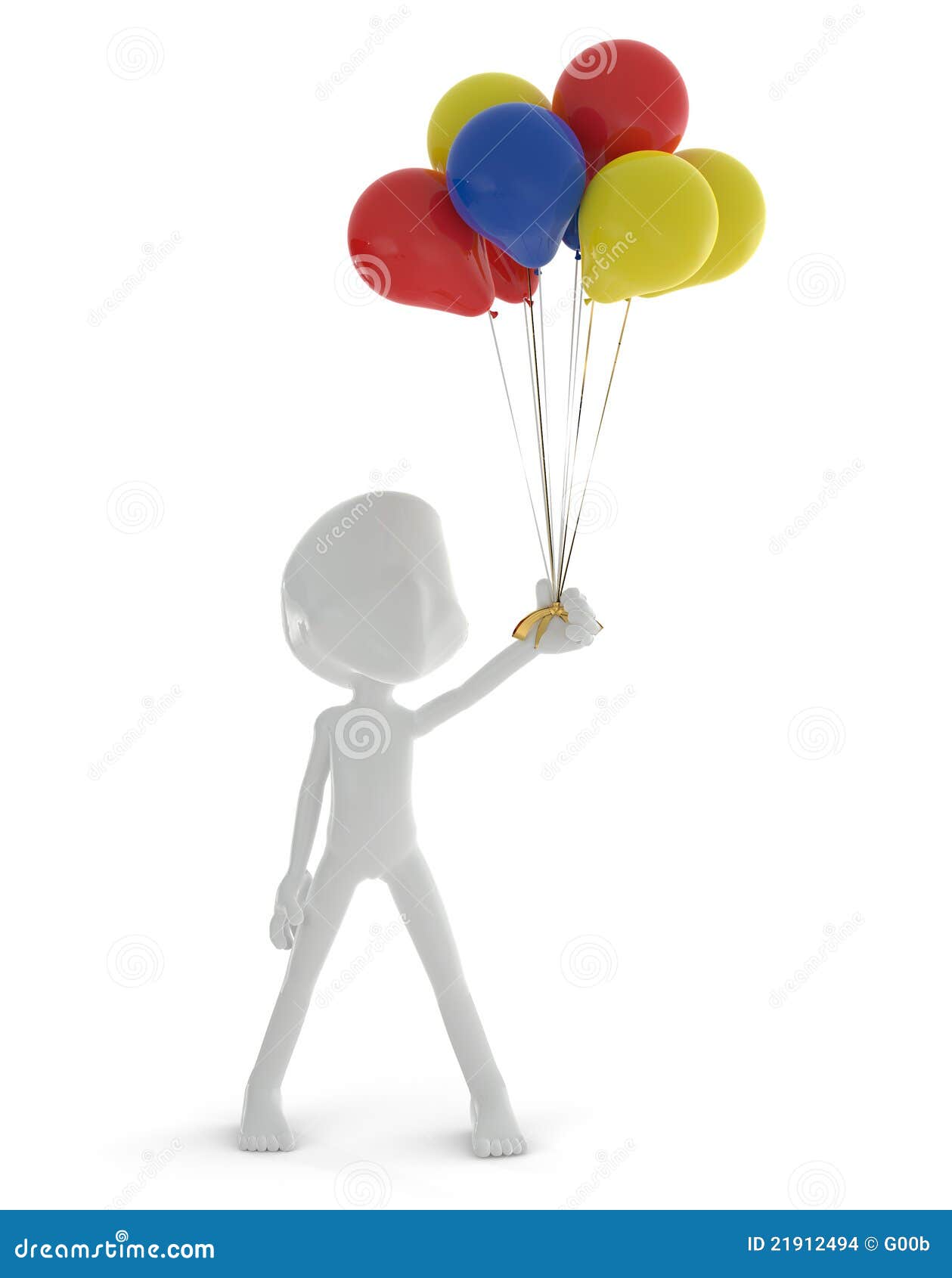 3D Character : Party Concept Stock Illustration - Illustration of ...