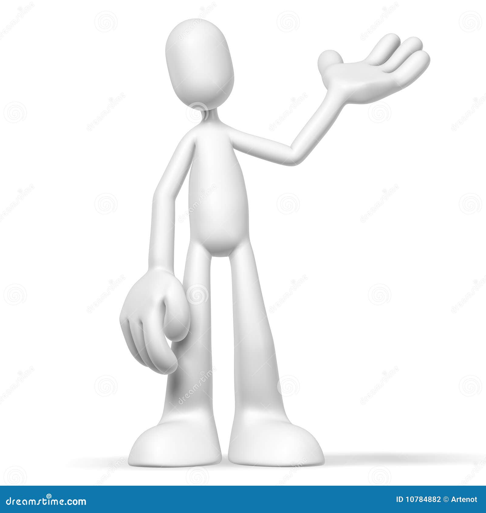3d character presentation stock illustration. Illustration of person ...