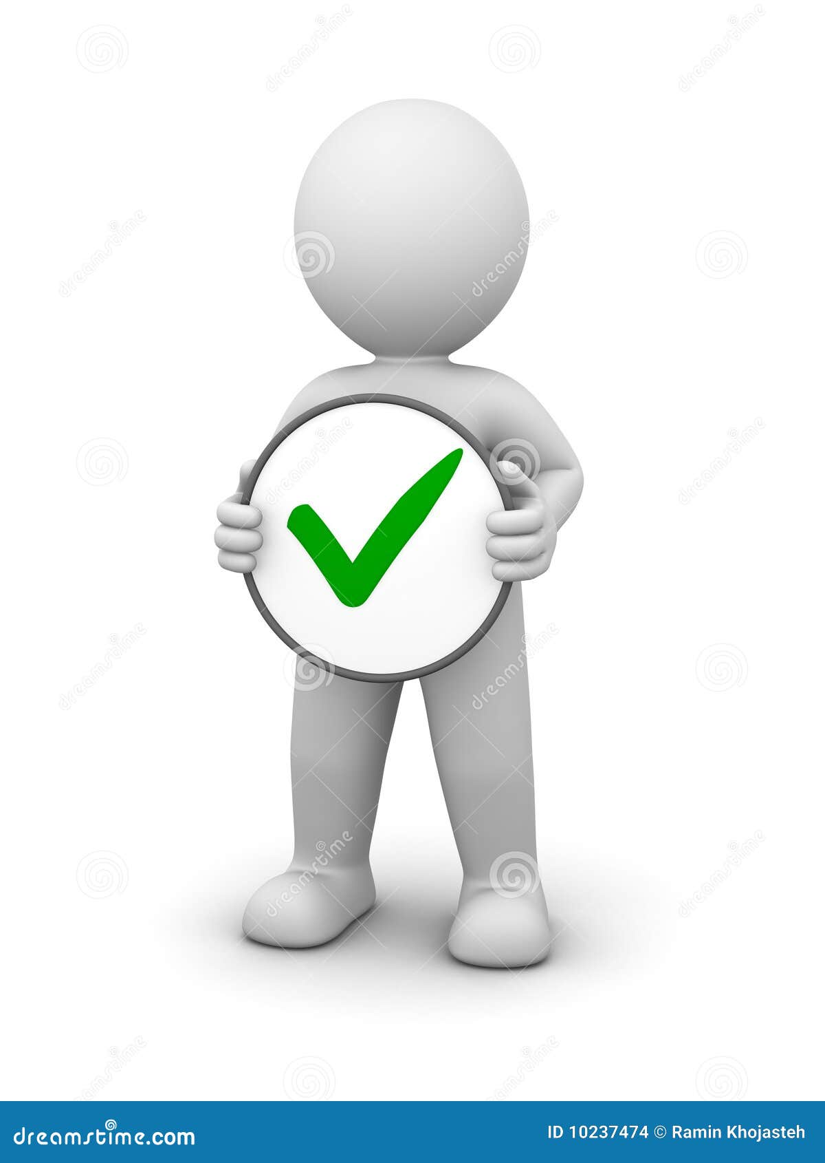 3D Character and Success stock illustration. Illustration of figure ...