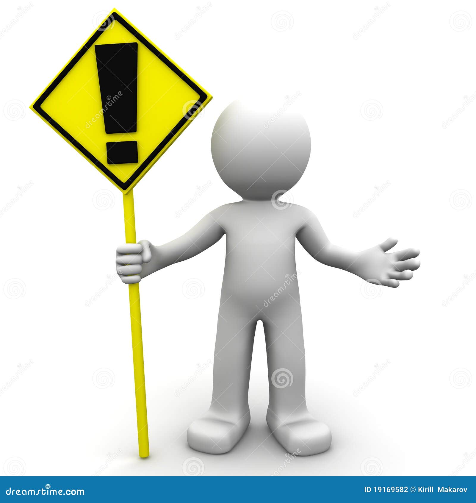 3d Character , Man , Restricted Fordibben Sign And Showing Stop Hand ...
