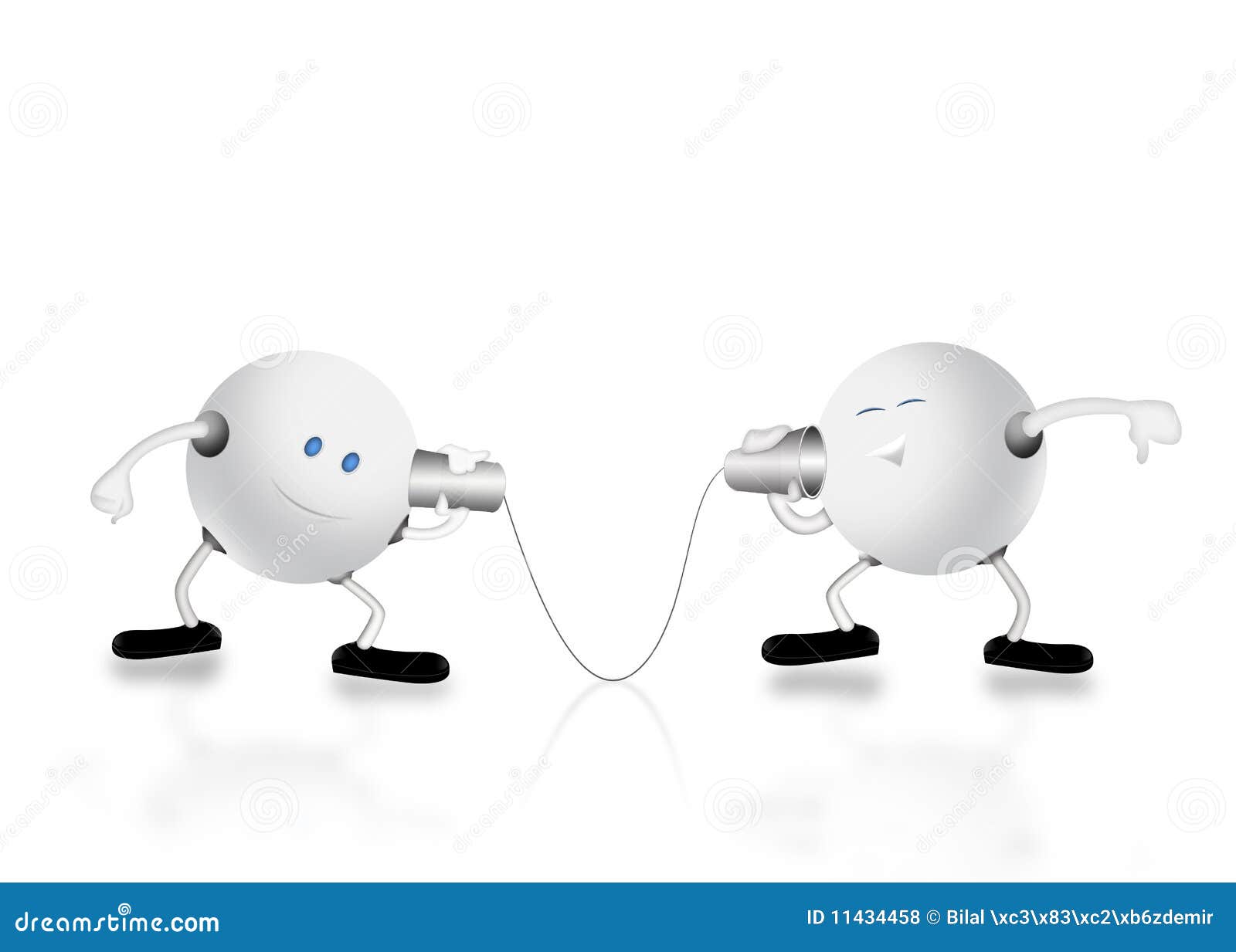 3d Charecter & Communication Stock Illustration - Illustration of ...